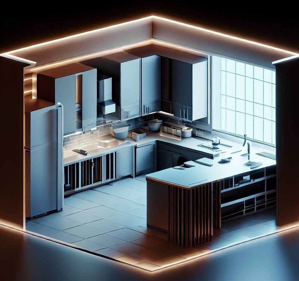 ArtStation - 3D kitchen