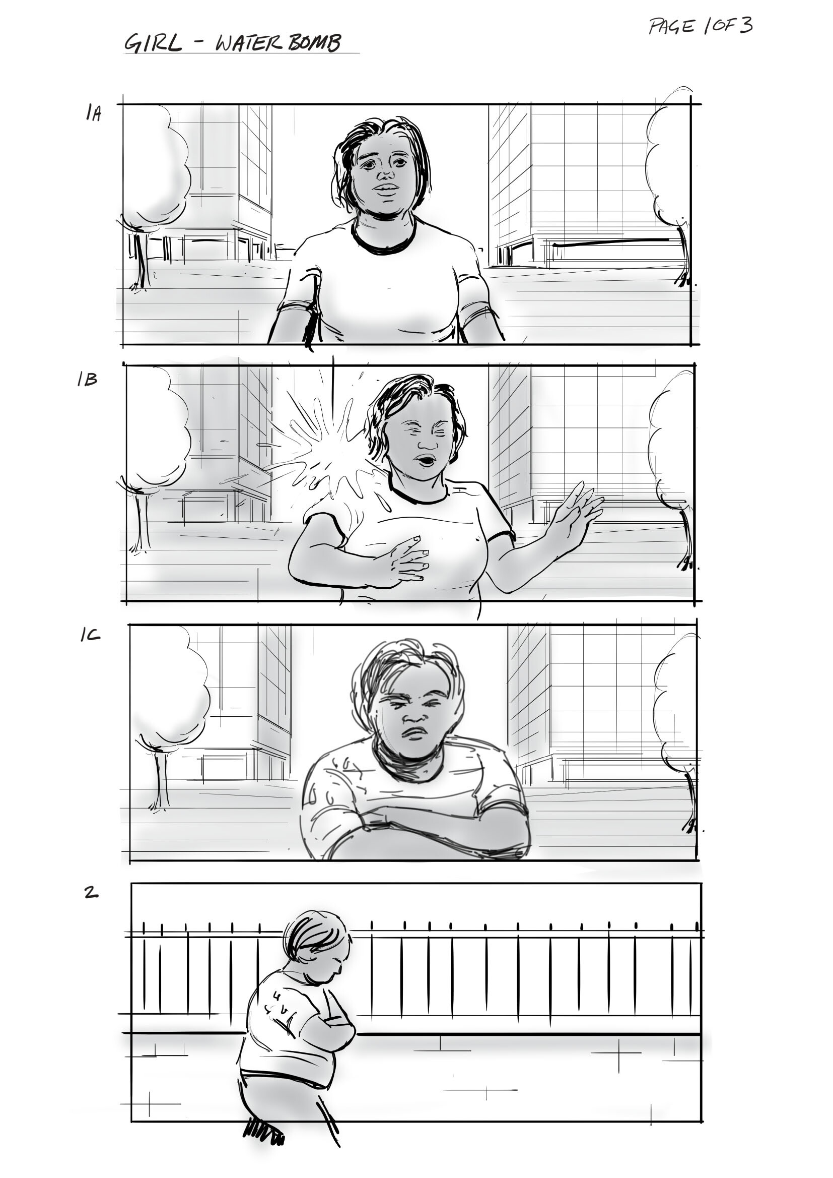 ArtStation - Girl - Water Bomb