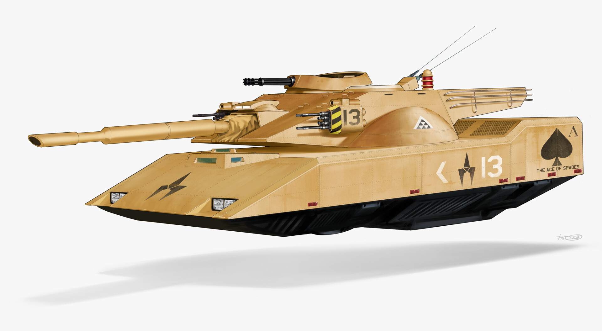 ArtStation - Aces Of Spades tank