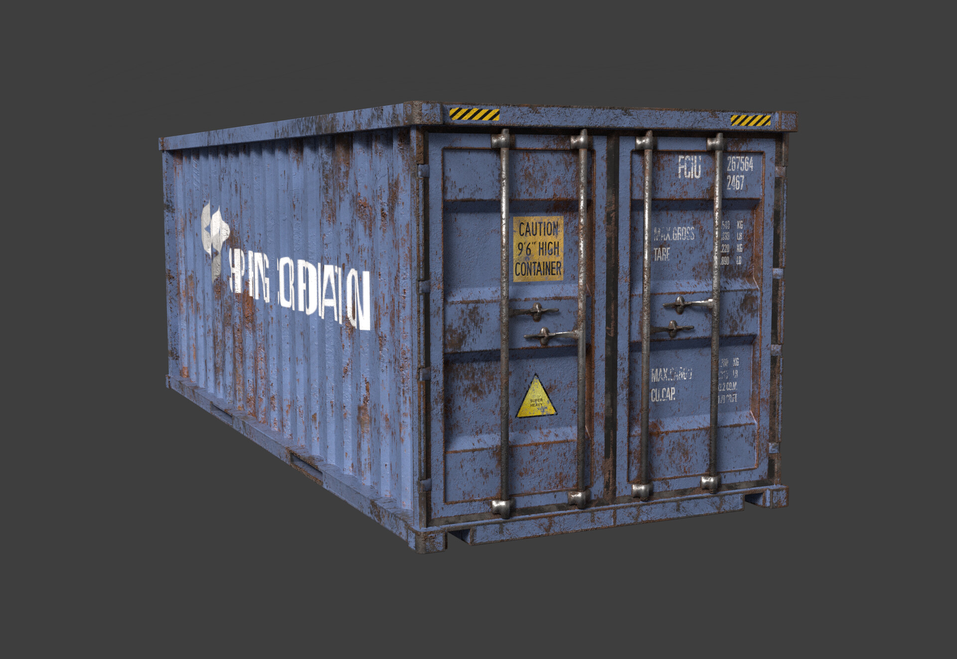 ArtStation - Rusted Shipping Container