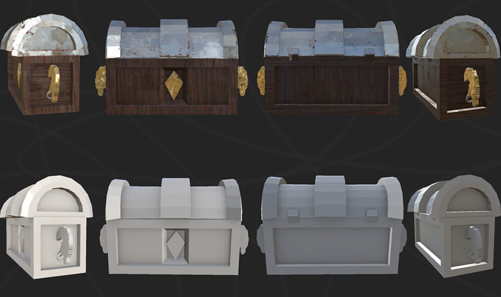 ArtStation - 3D chest modelling