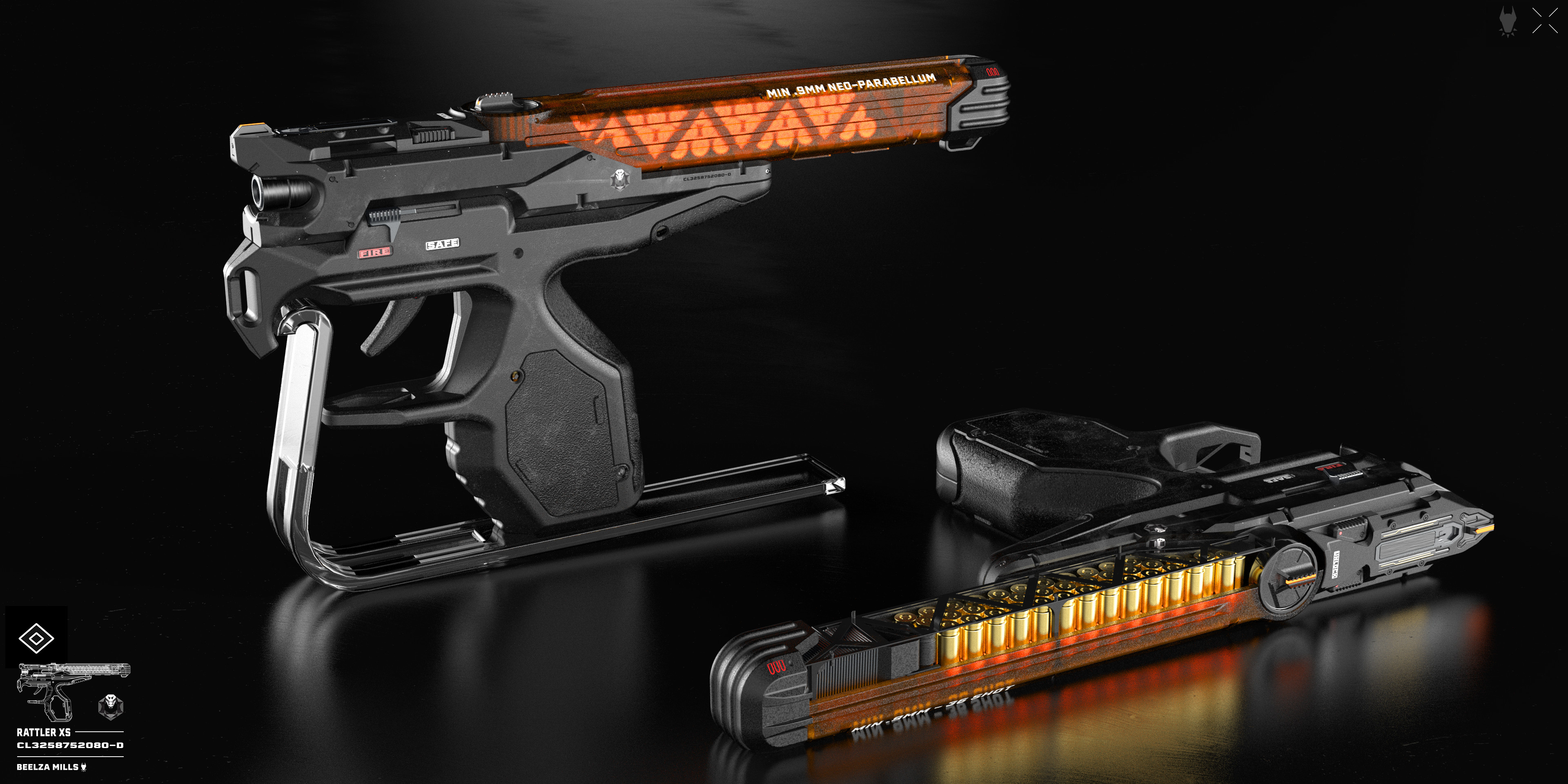 "Rattler" by Moritz Viktor Müller : r/ImaginaryWeaponry