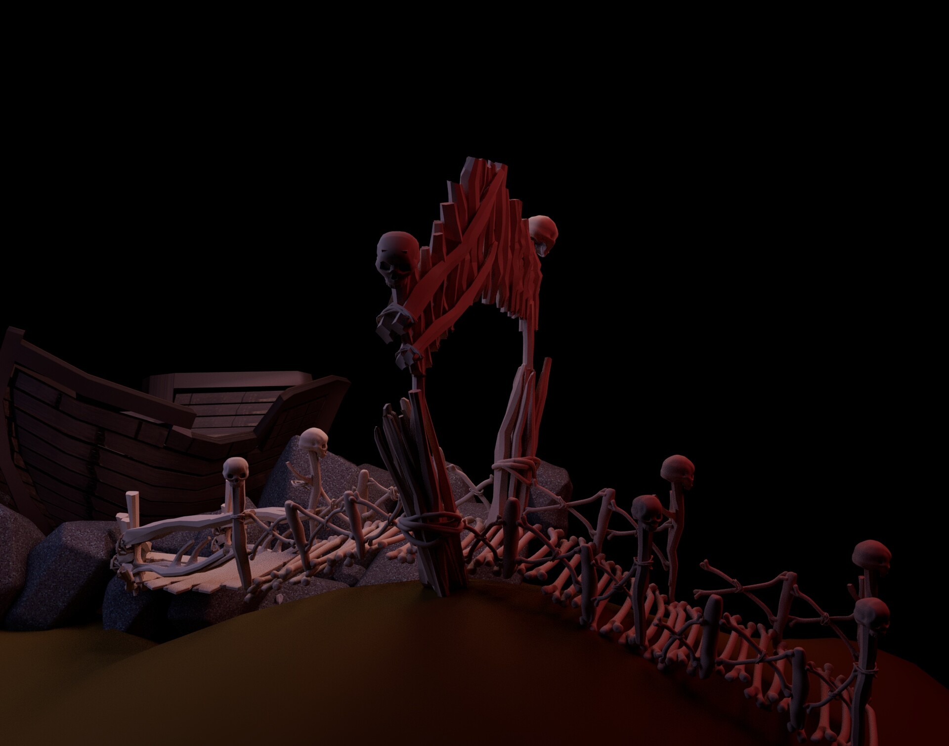 ArtStation - bone bridge