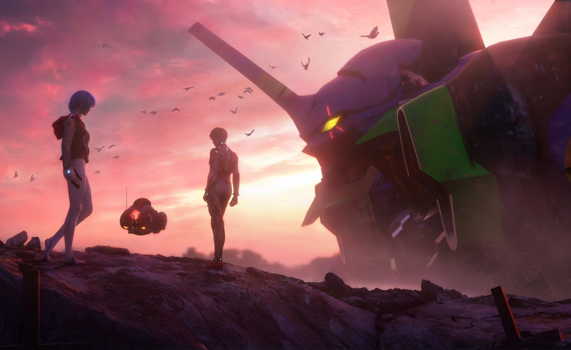 ArtStation - 0816 EVANGELION-01 AND DUSK