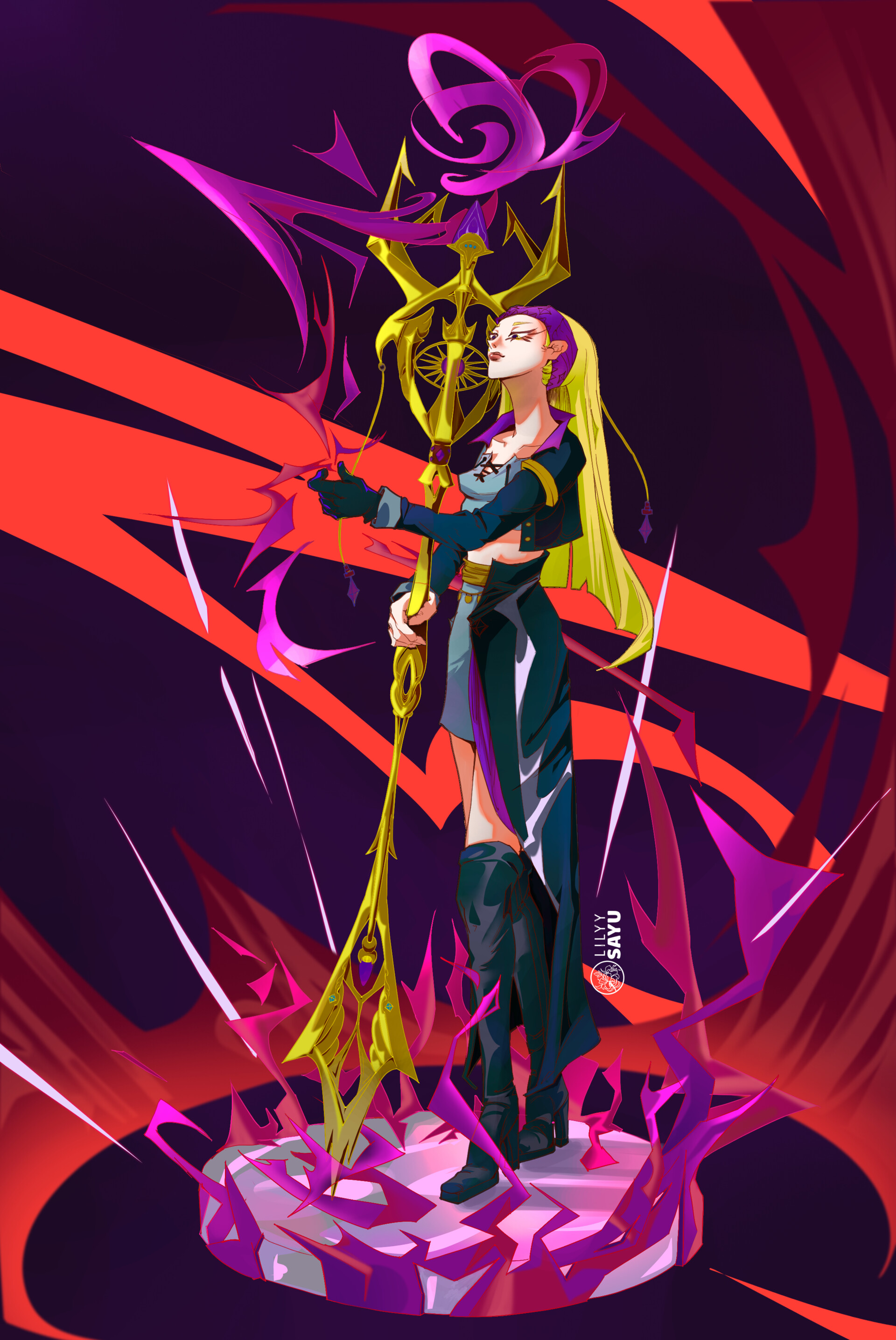 ArtStation - Sandra the Magician!