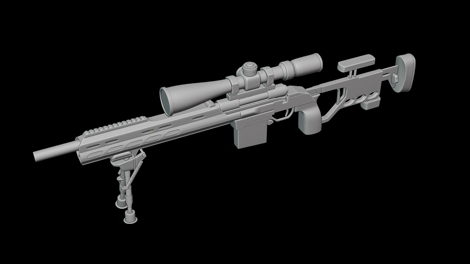 ArtStation - Gun 3D model