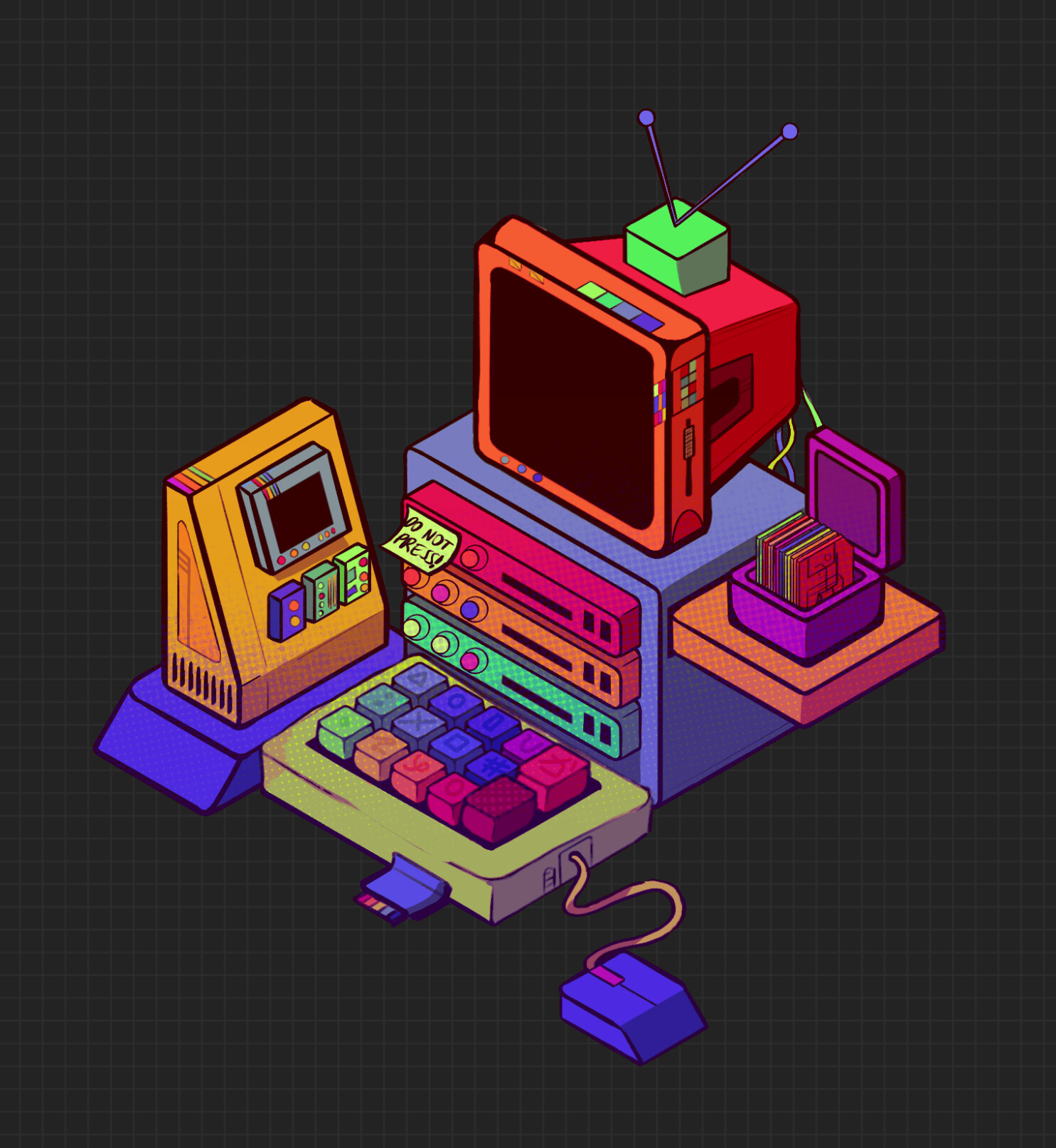 ArtStation - Stylized Computer Concept Art