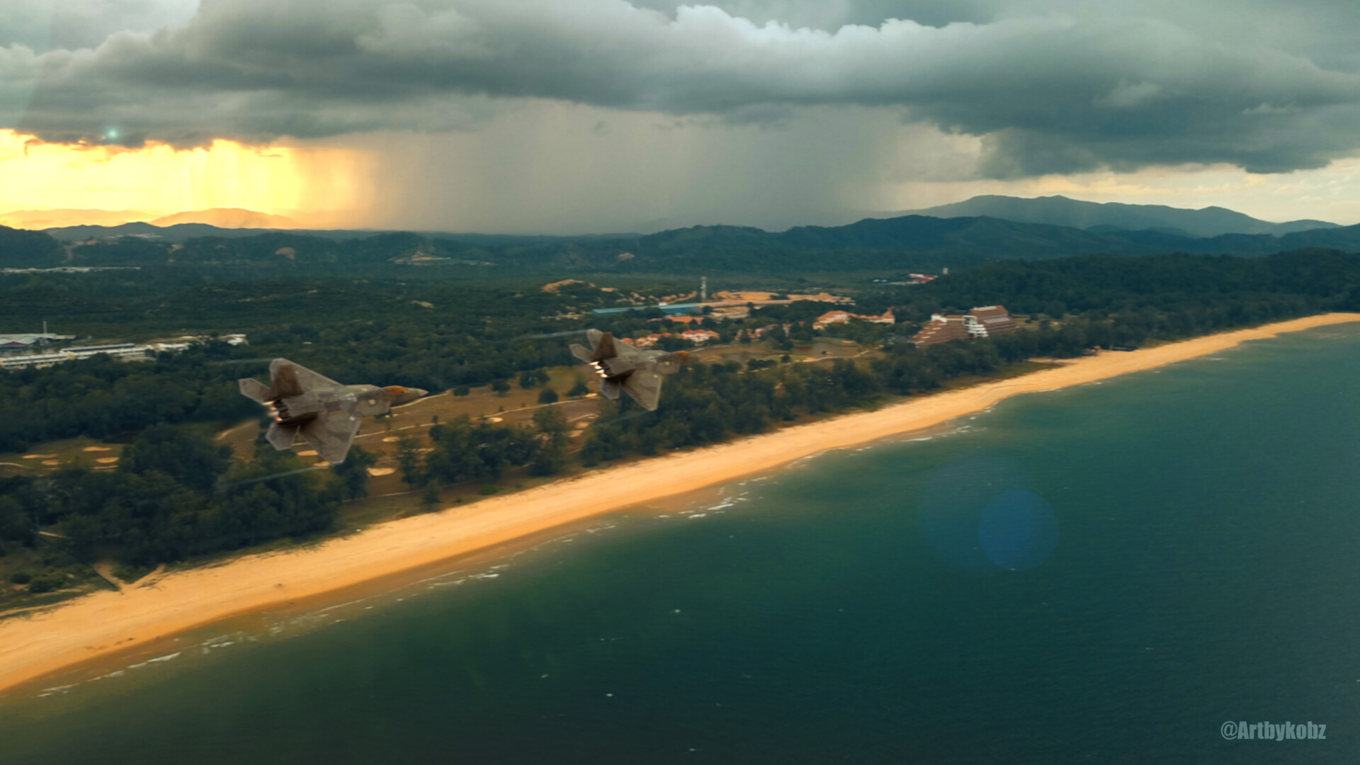 ArtStation - Jet chase