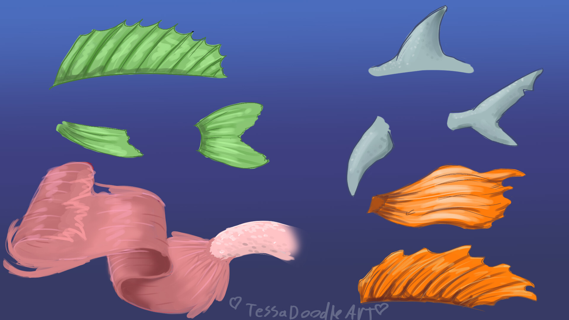 ArtStation - Fish Fins!