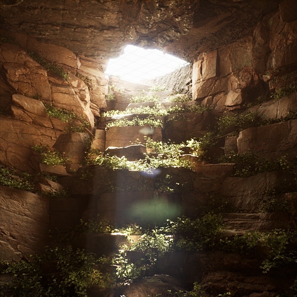 ArtStation - Cave Scene