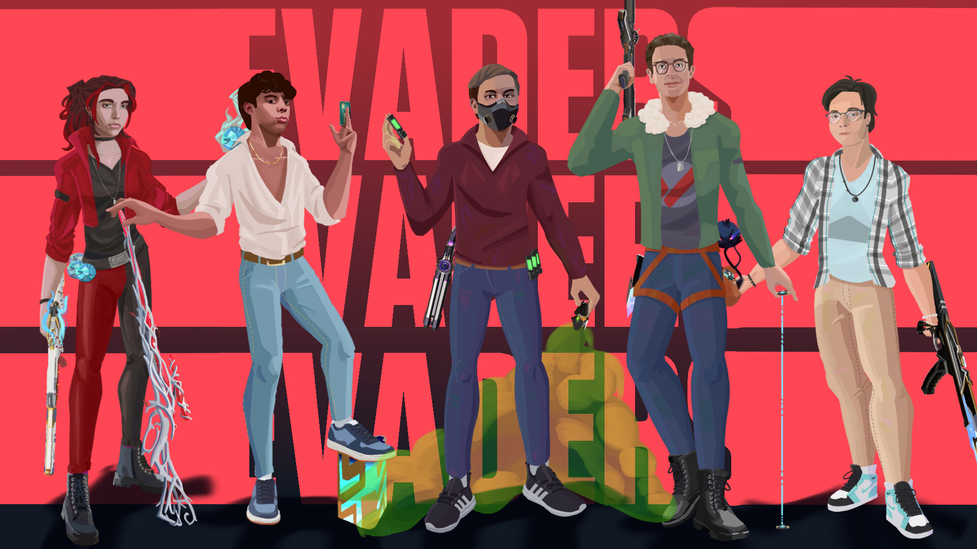 ArtStation - EVADERS [VALORANT Fan Art]