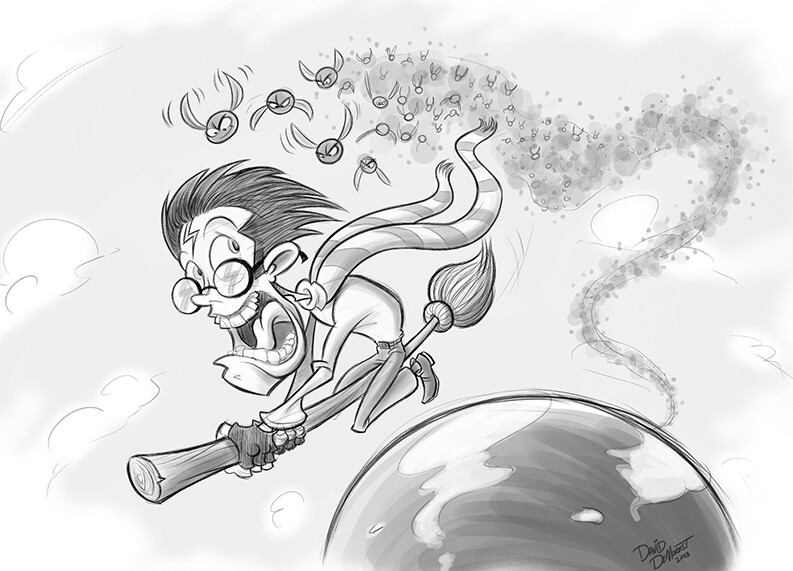 ArtStation - Harry Potter and the Attack of the Snitches