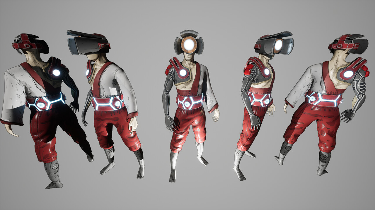 ArtStation - Cyborg fighter