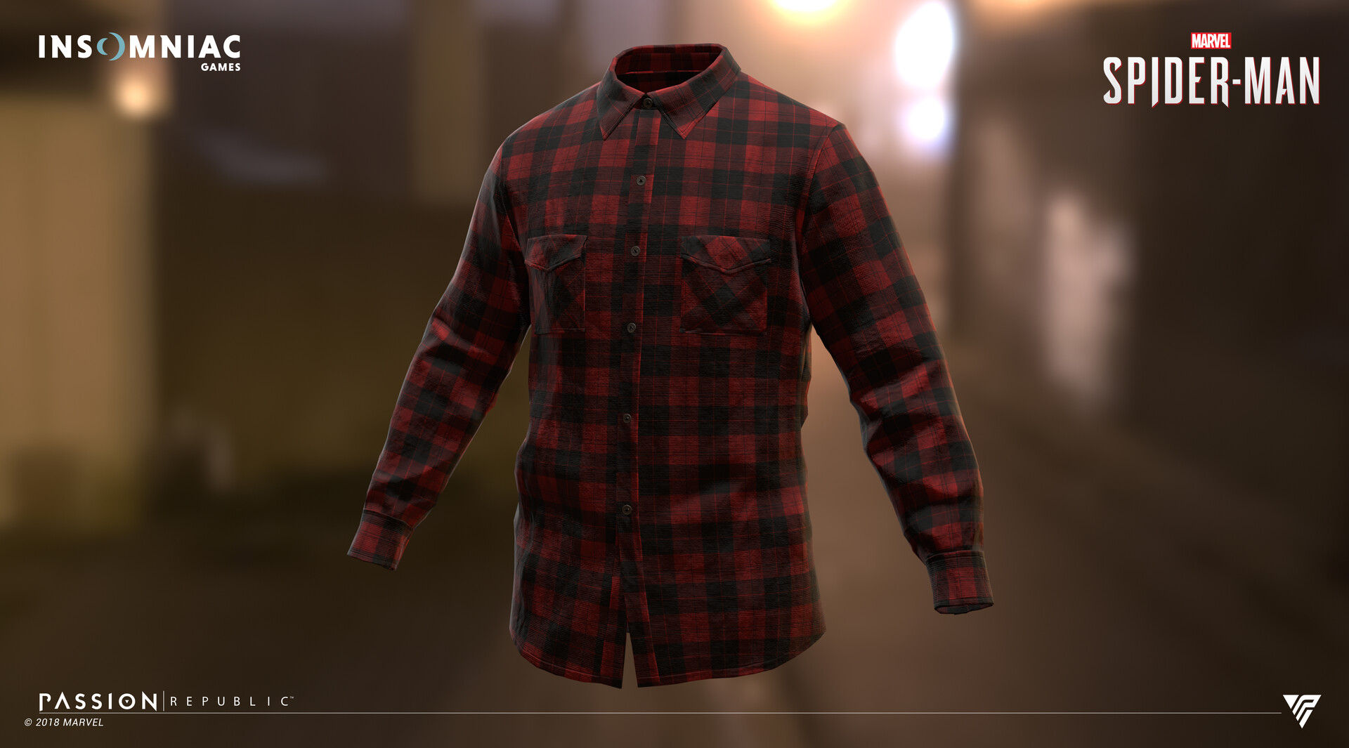 Yap ChekEr - [SPIDER-MAN] NPC Flannel Shirt