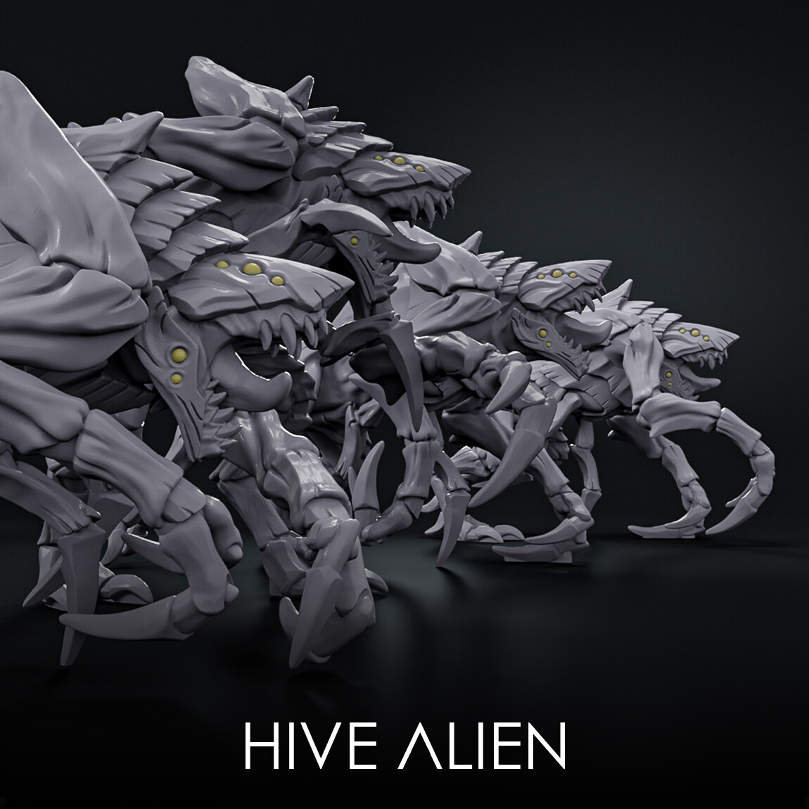 ArtStation - HIVE ALIEN: MINIATURES FOR ROLE PLAYING