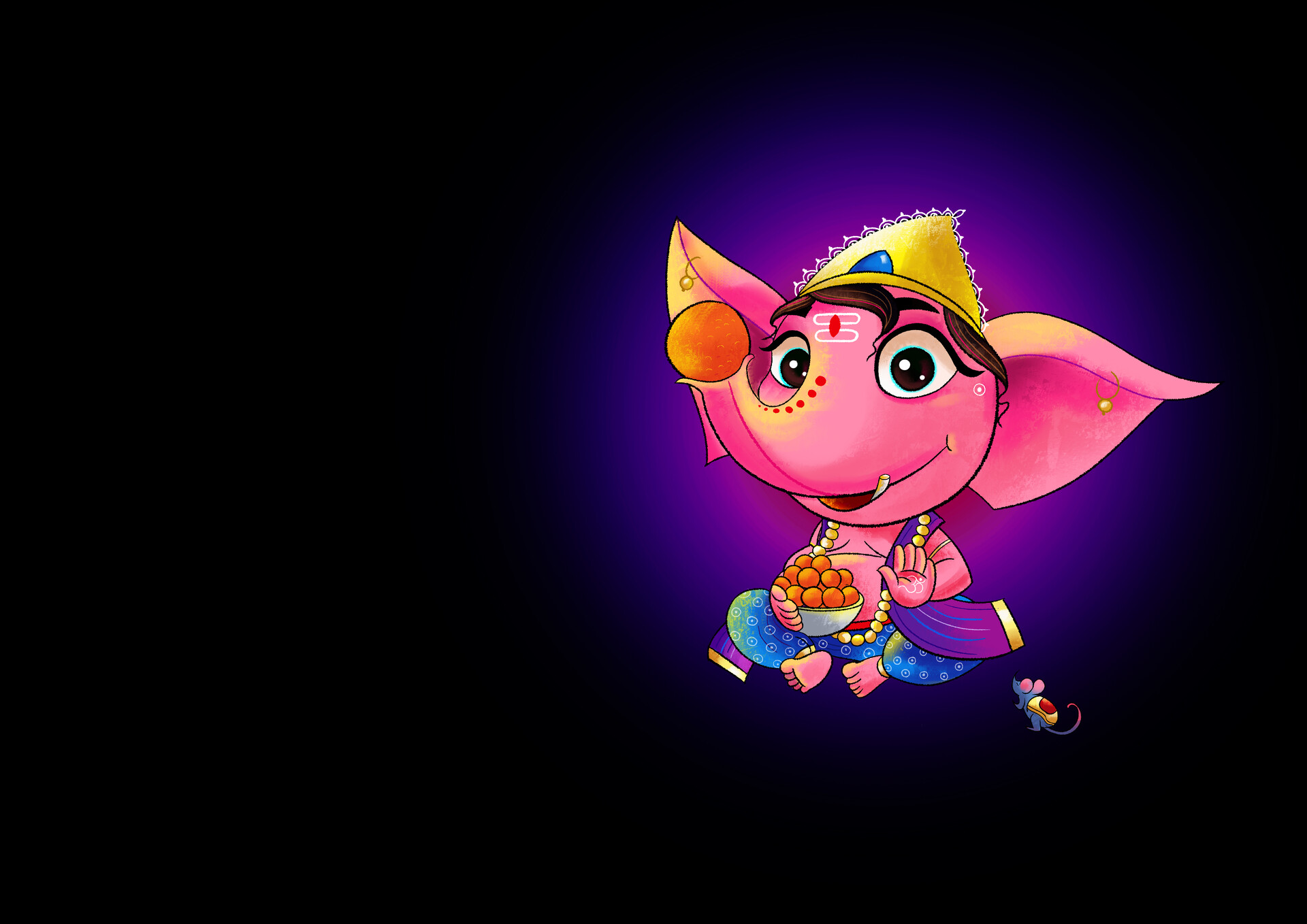 ArtStation - ganesha cartoon