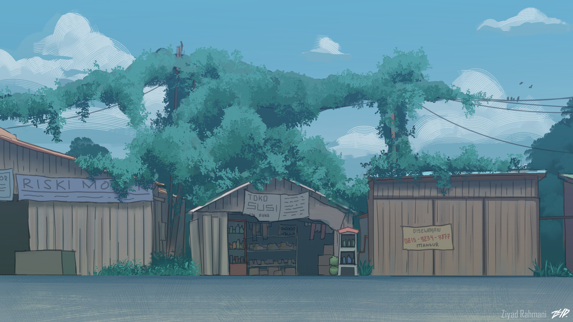 ArtStation - Roadside Shop