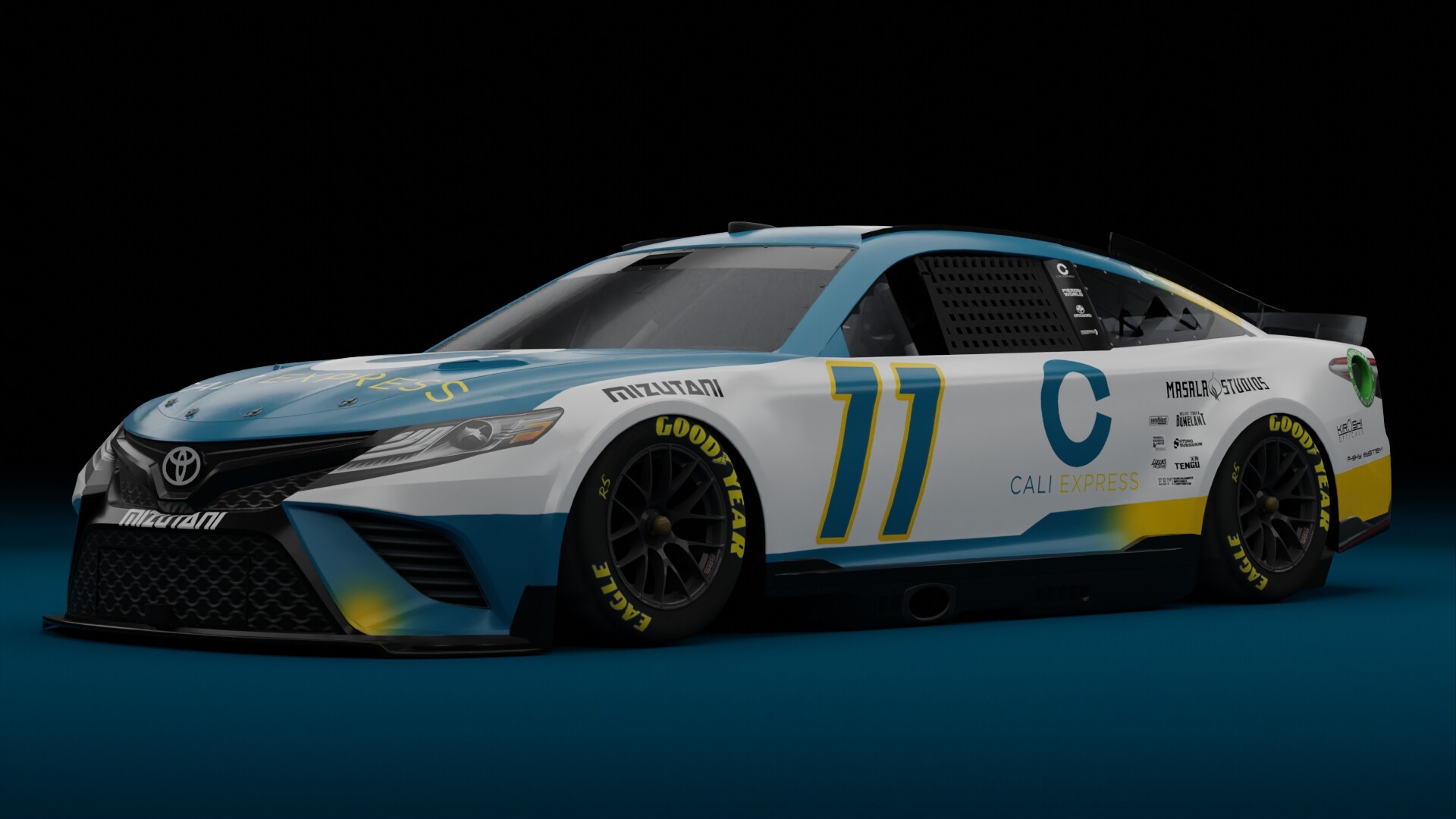 ArtStation - NASCAR Toyota Camry Cali Express livery