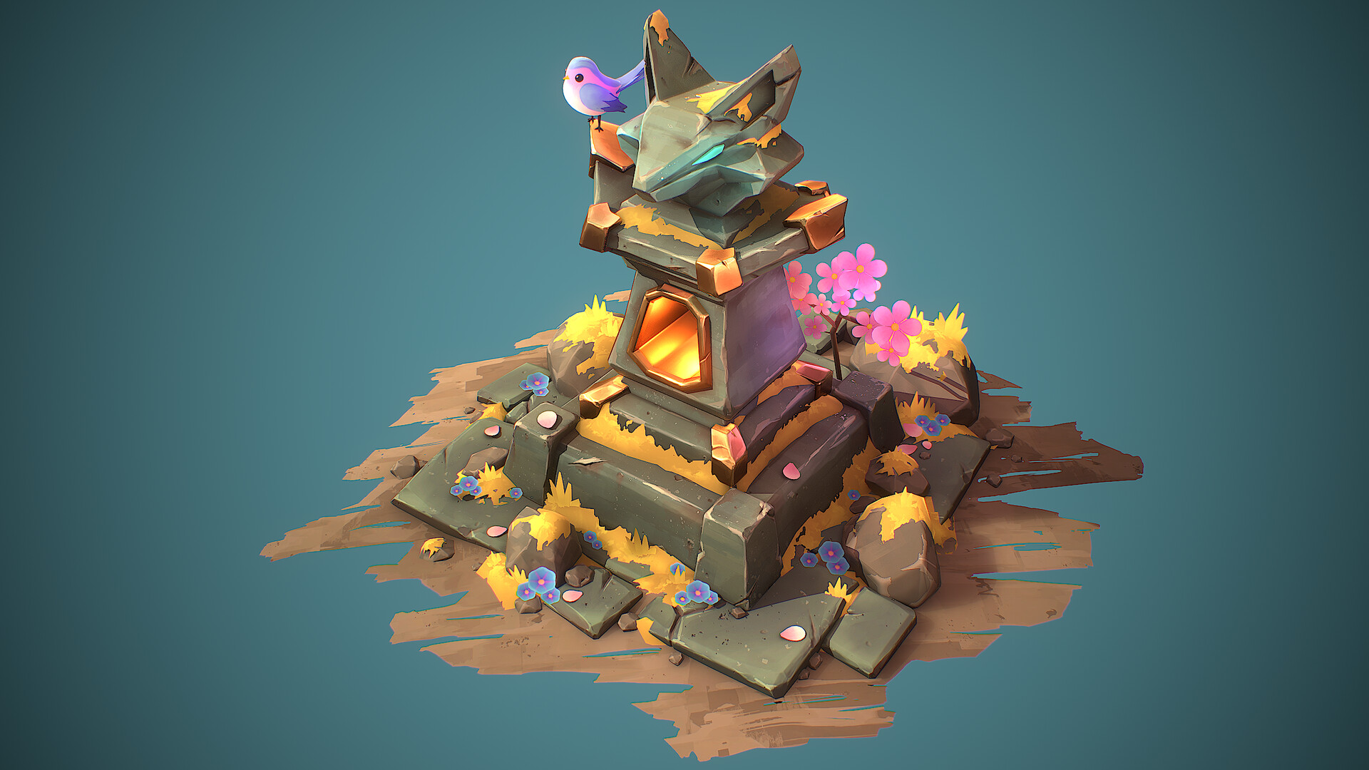 Felix Pietzsch - Stylized Fox Shrine