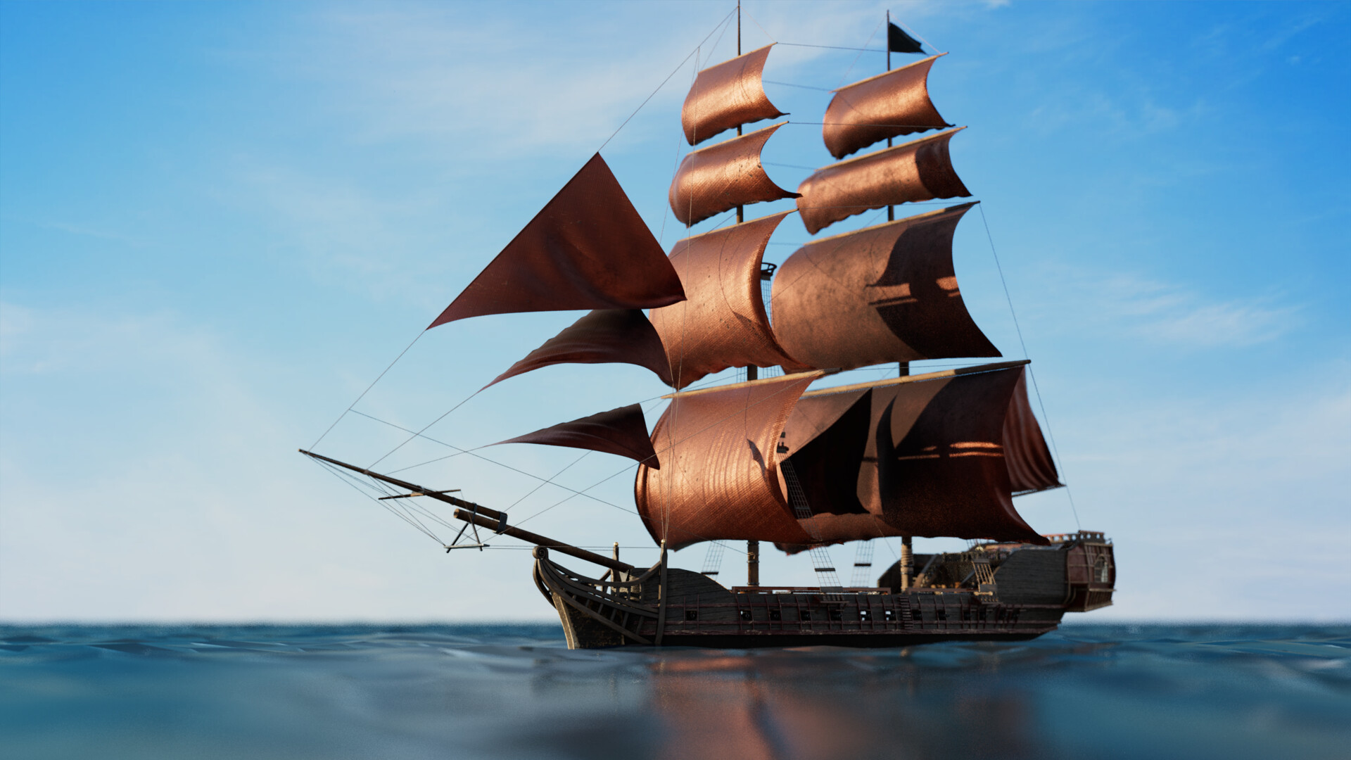 ArtStation - Old Ship WIP V.2