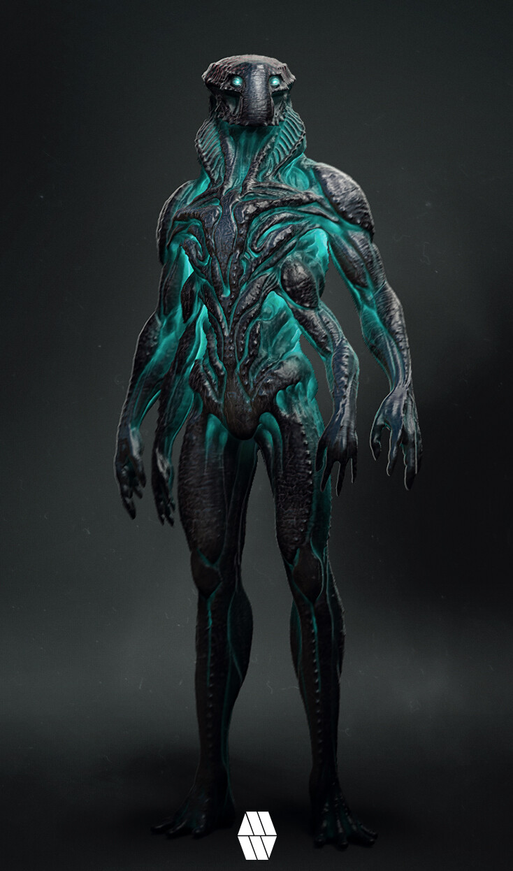 Marcus Whinney - An Alien Emerges - 'Alien Brute' Concept