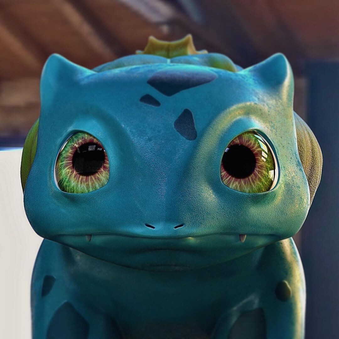 ArtStation - Pokémon 💫 : 001 Bulbizarre 🐸🌸