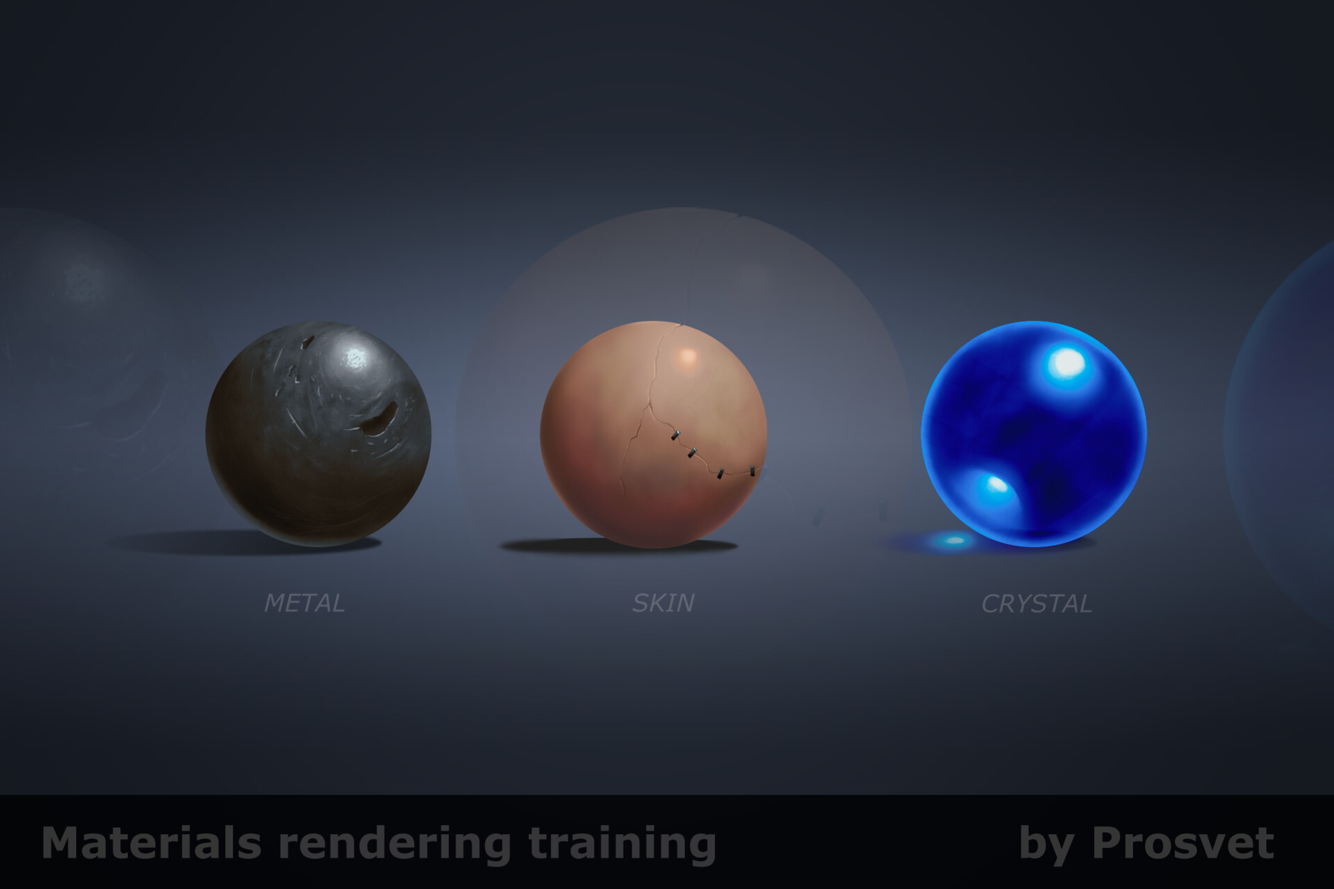 ArtStation - Materials rendering training