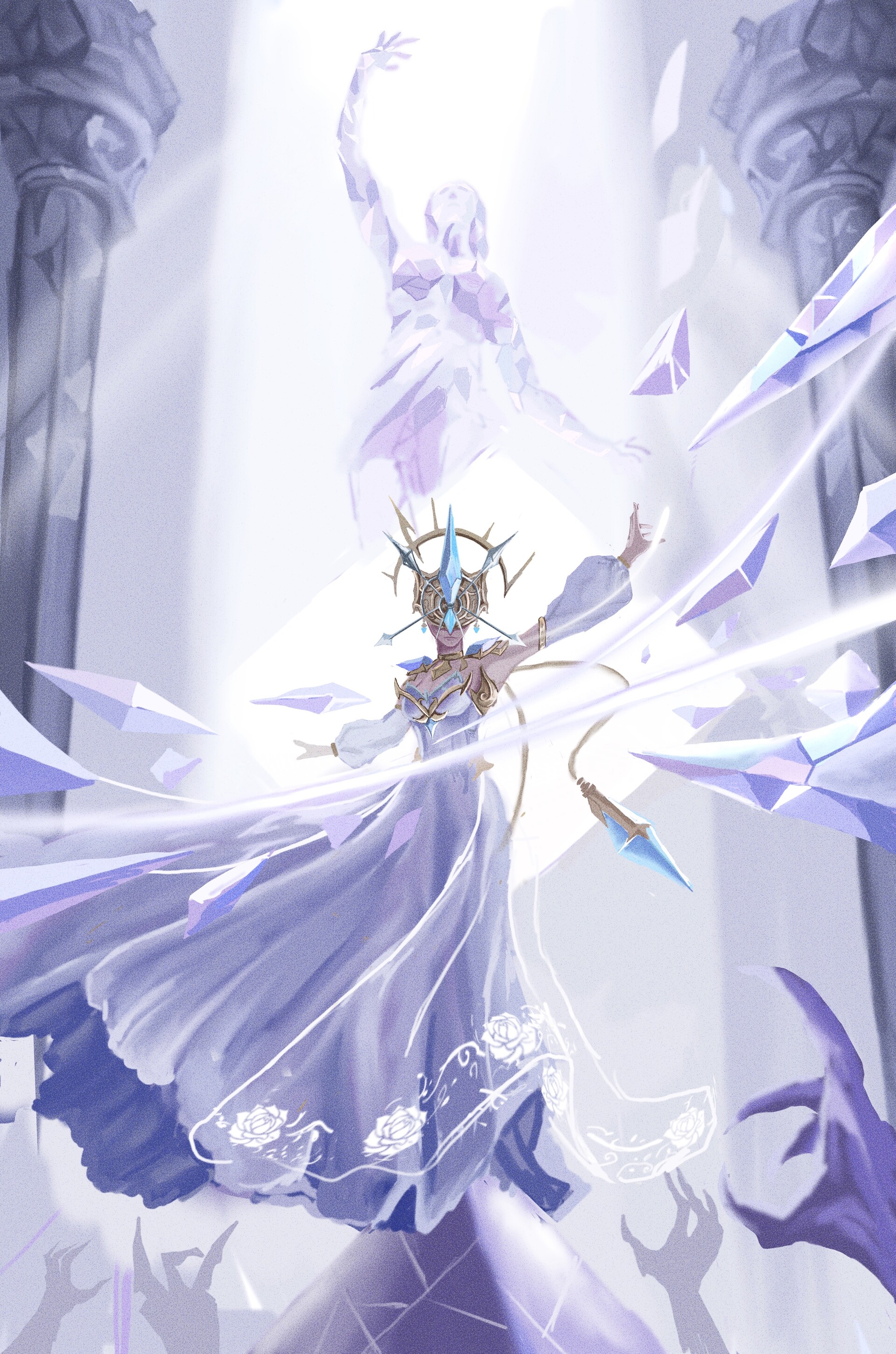 ArtStation - Ena the crystal rose