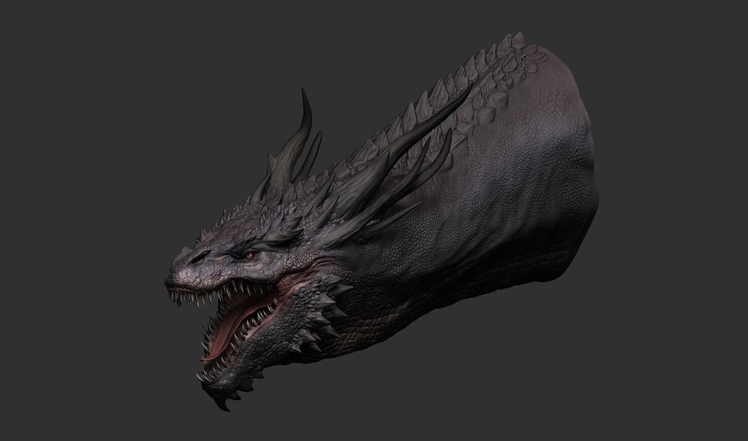 ArtStation - Dragon WIP (2022)