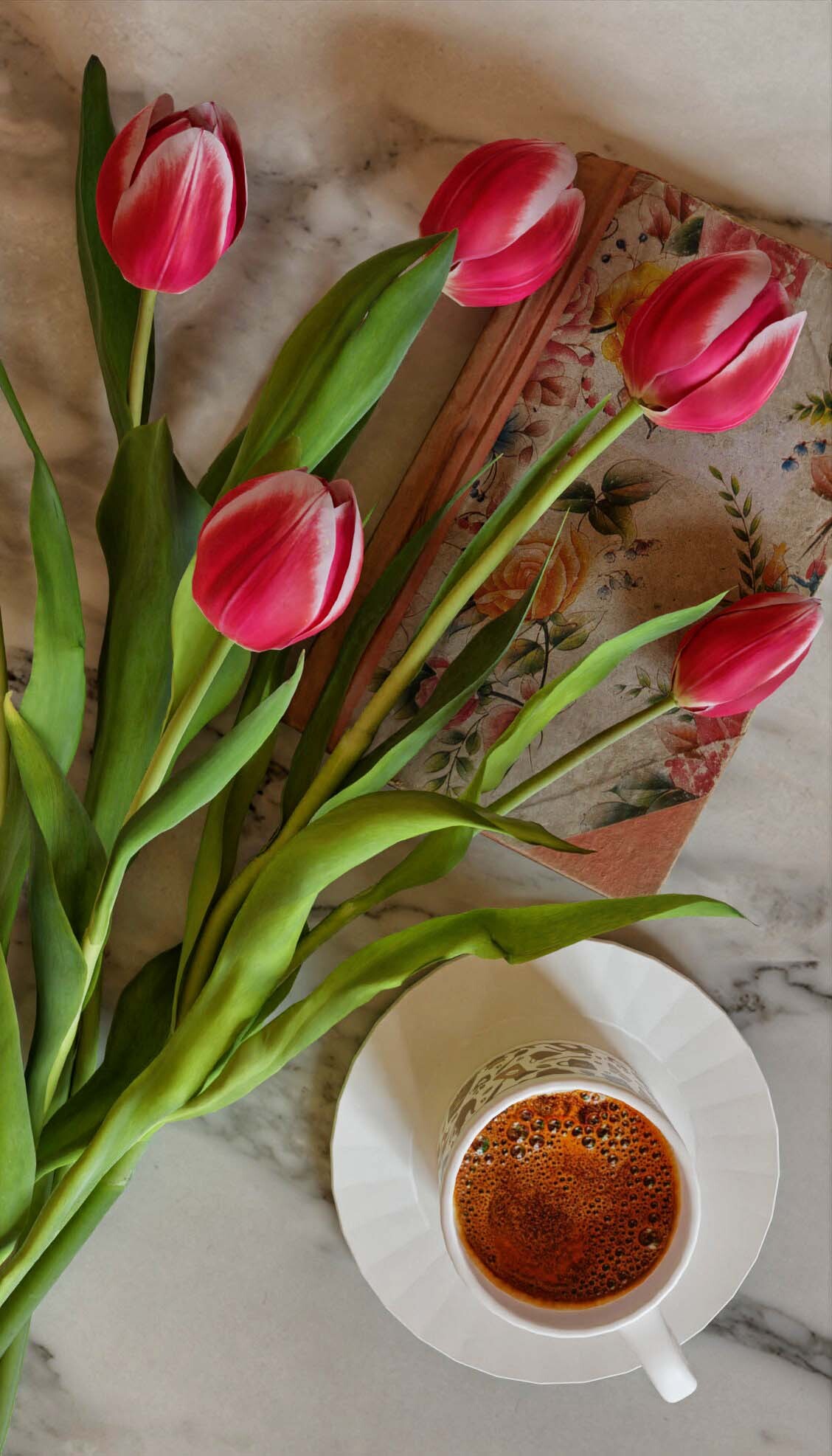 ArtStation - Tulips, coffee, and a good book