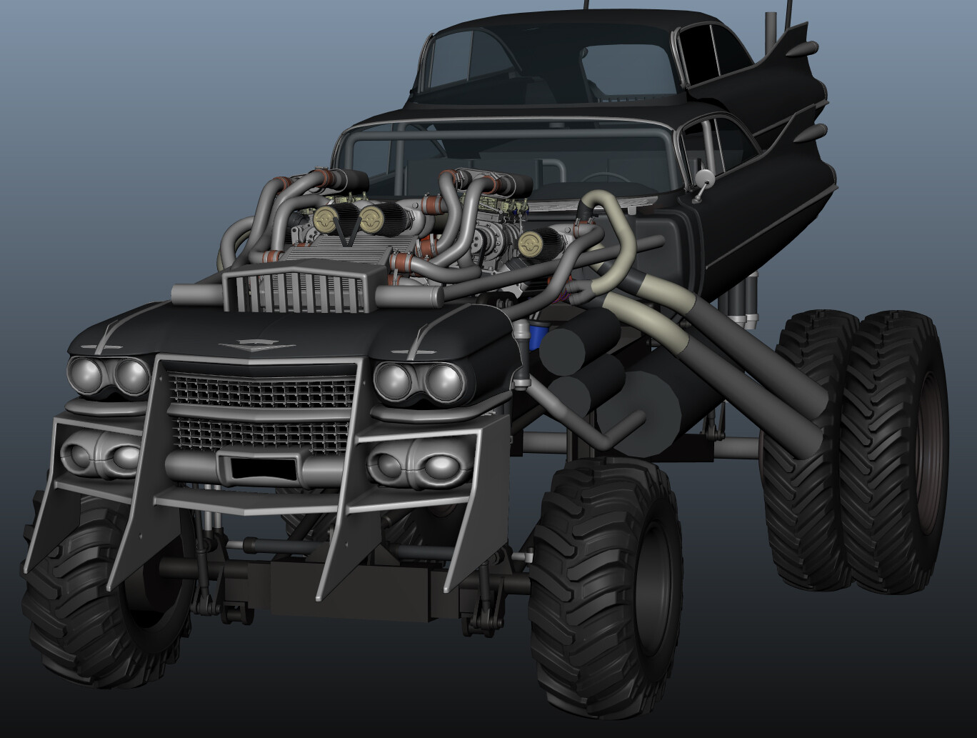 Andrea Sanna - Mad Max Fury Road fan Art - The Gigahorse