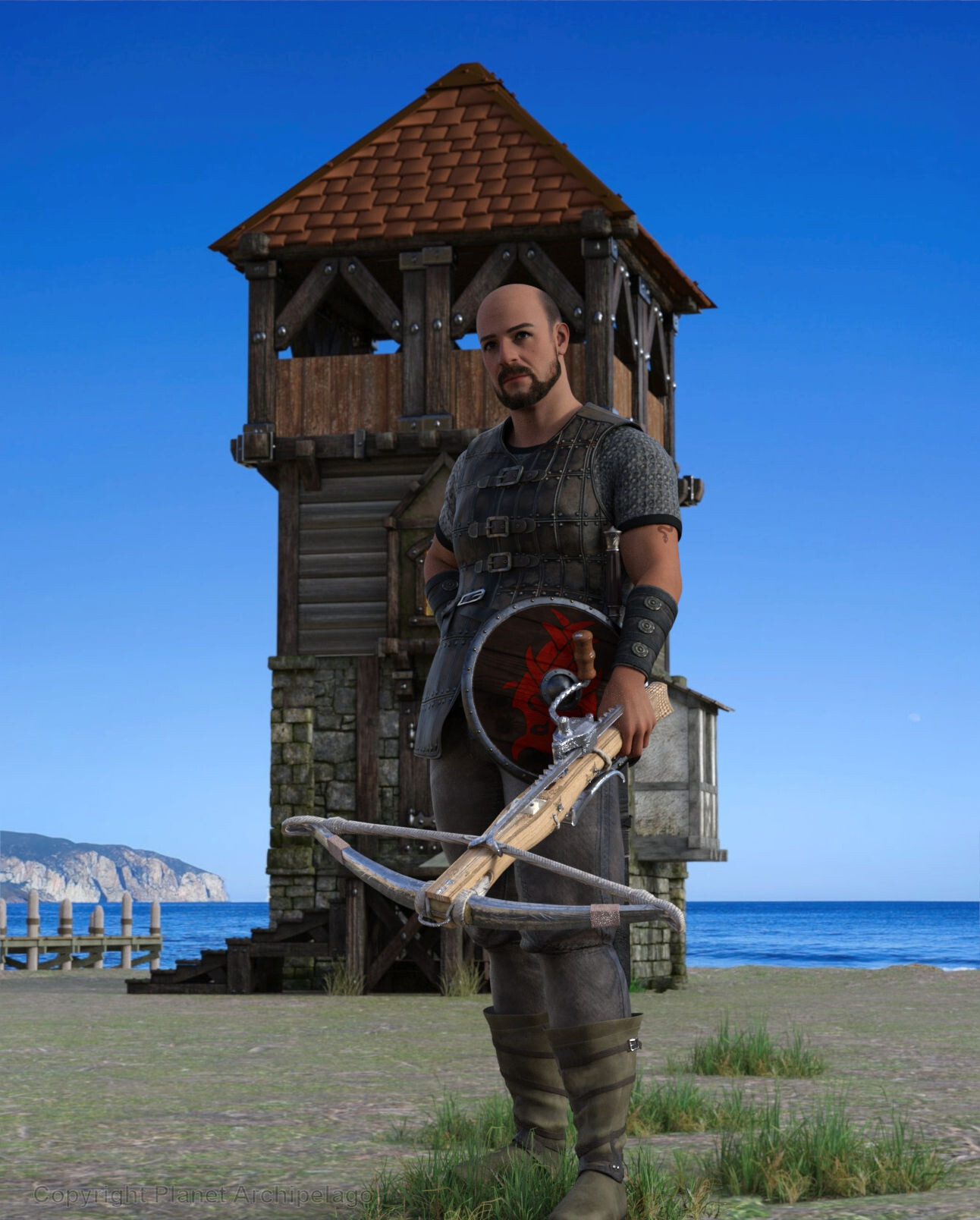 ArtStation - Phillip Campbell NPC guard