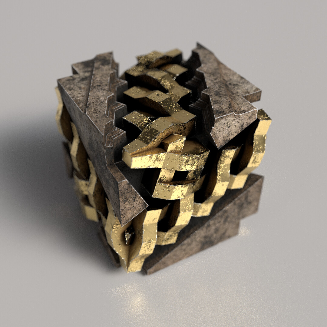 ArtStation - Just a cube - improvization