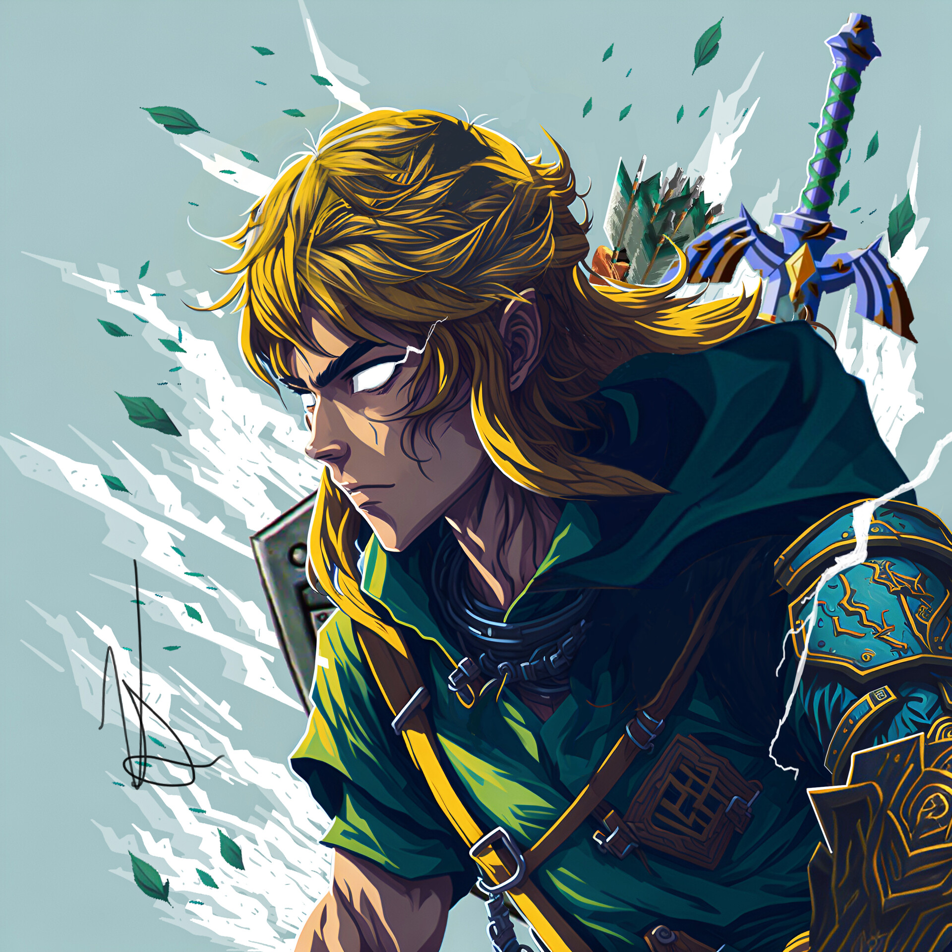 ArtStation - Zelda Tears Of The Kingdom - Link's Concept Art