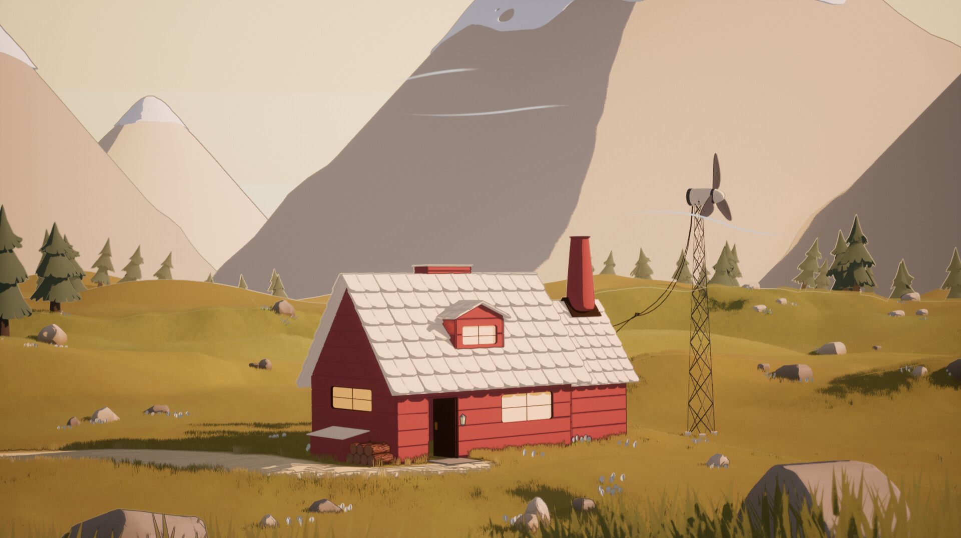 Nikita Sineiko - Hilda House | UE5 Day & Night