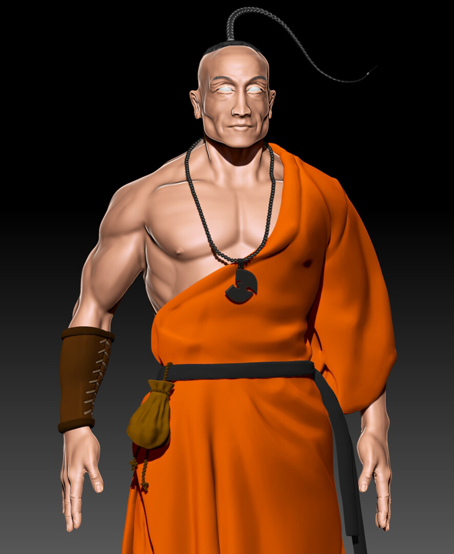 ArtStation - Shaolin monk