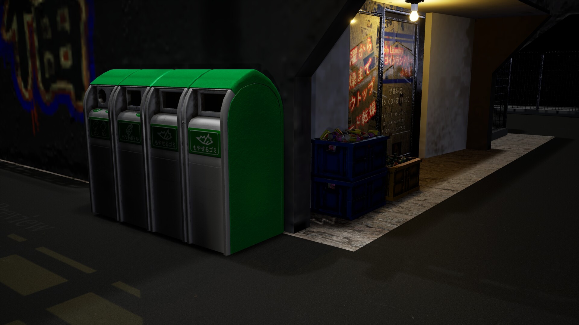 Benjamin Hood - Ramen Shop Environment