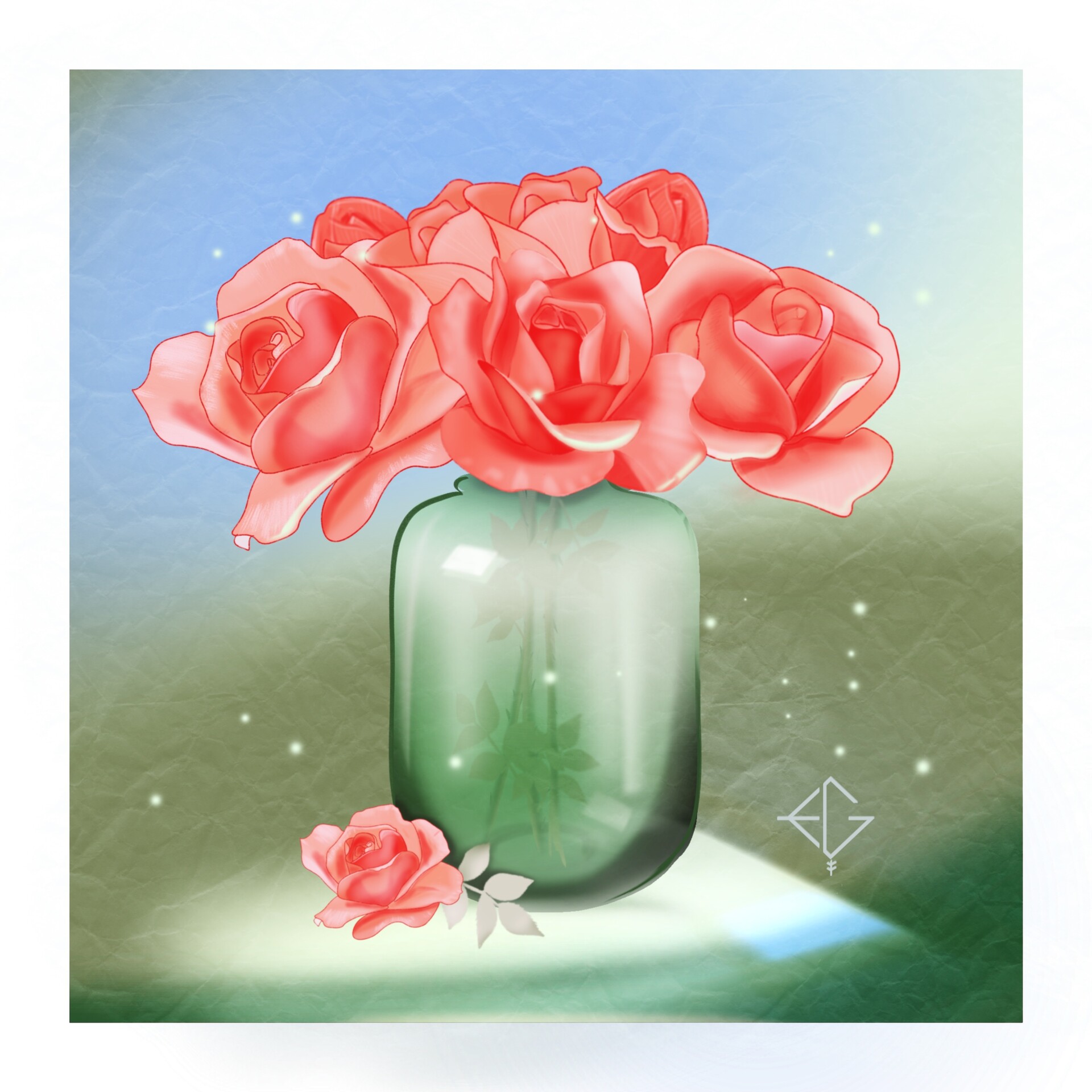 ArtStation - The red roses