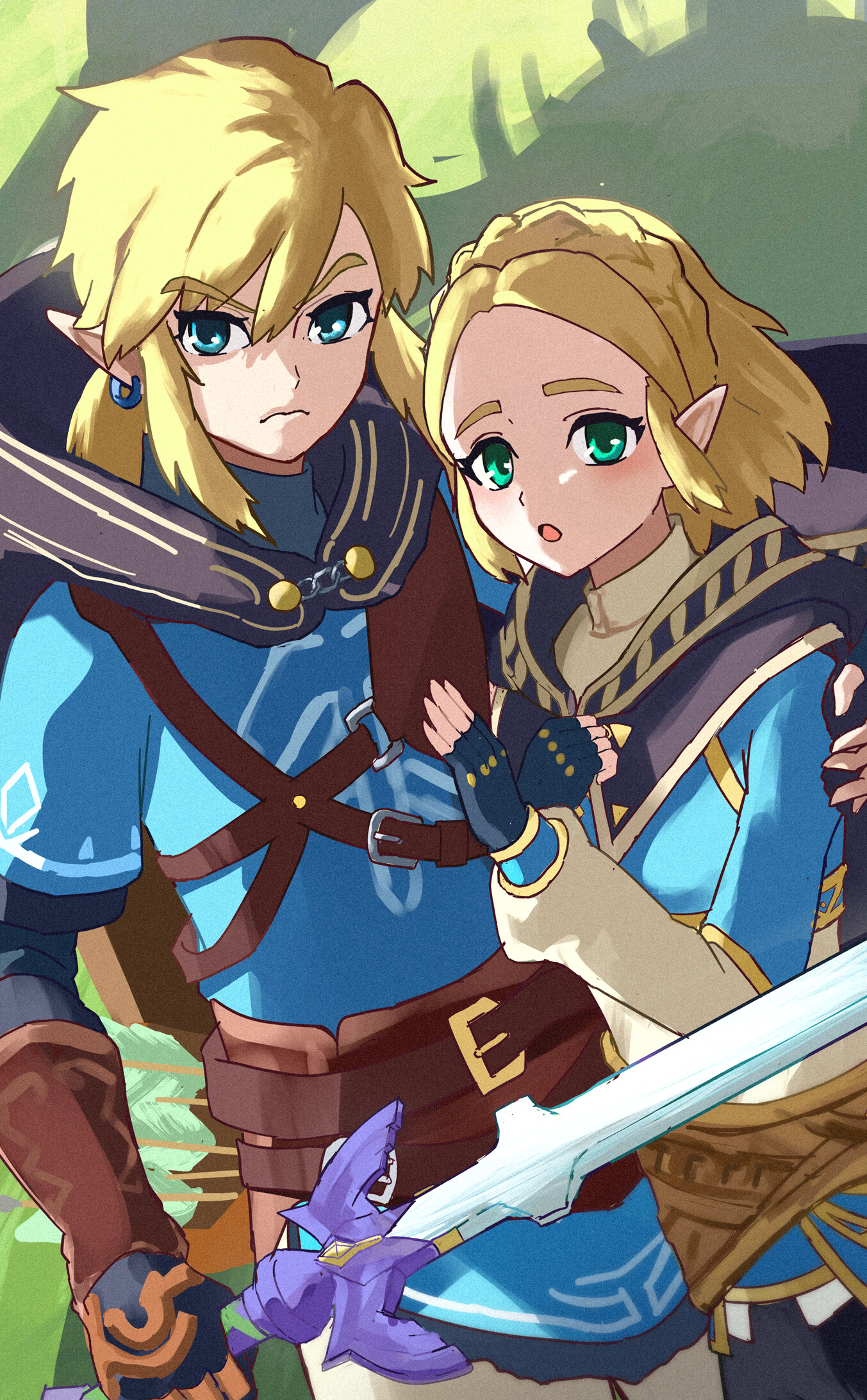 ArtStation - Legend of Zelda: Tears of the Kingdom Link & Zelda