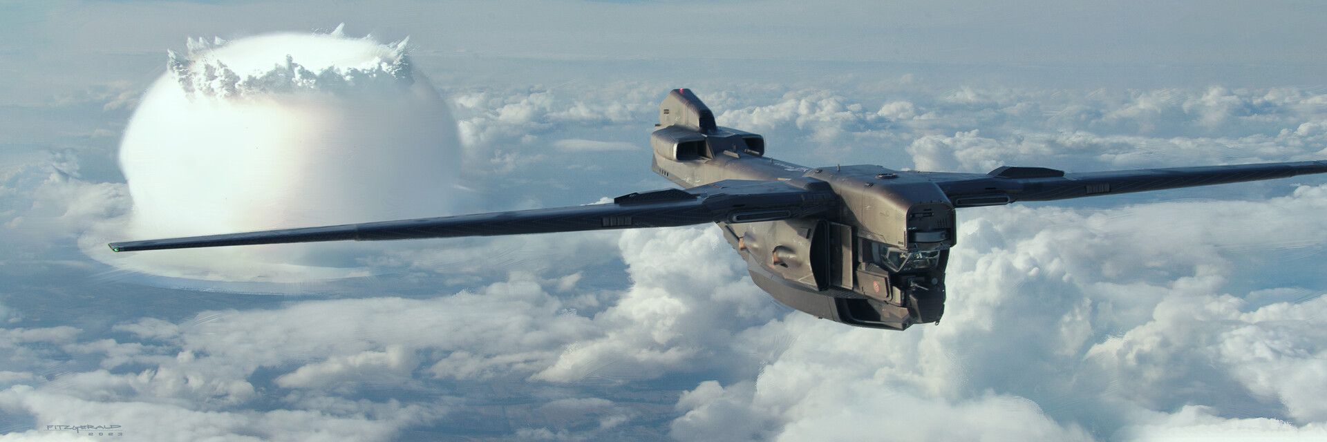 Lee Fitzgerald - OB-5A "Banshee" Bomber - Alien Day 2023