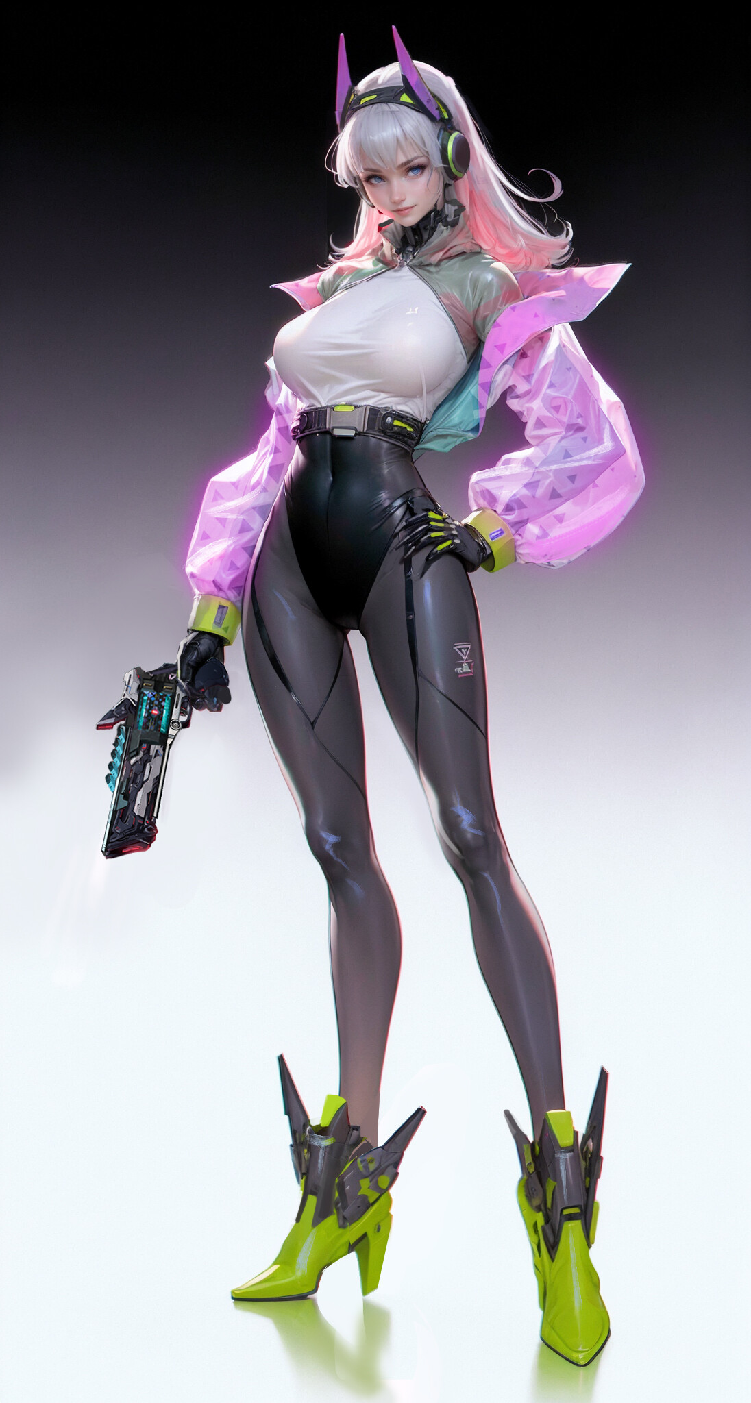 ArtStation - MJ+SD+PS,女枪手