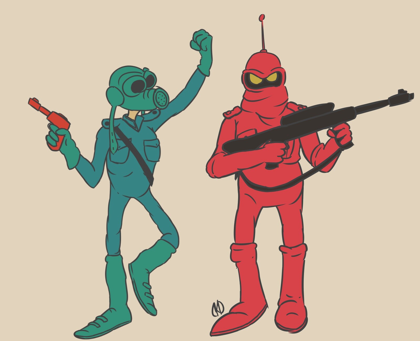 ArtStation - "they killed fritz"