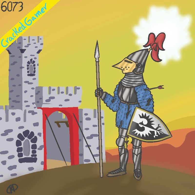 Crackedgamer411 - black falcon lego castle set