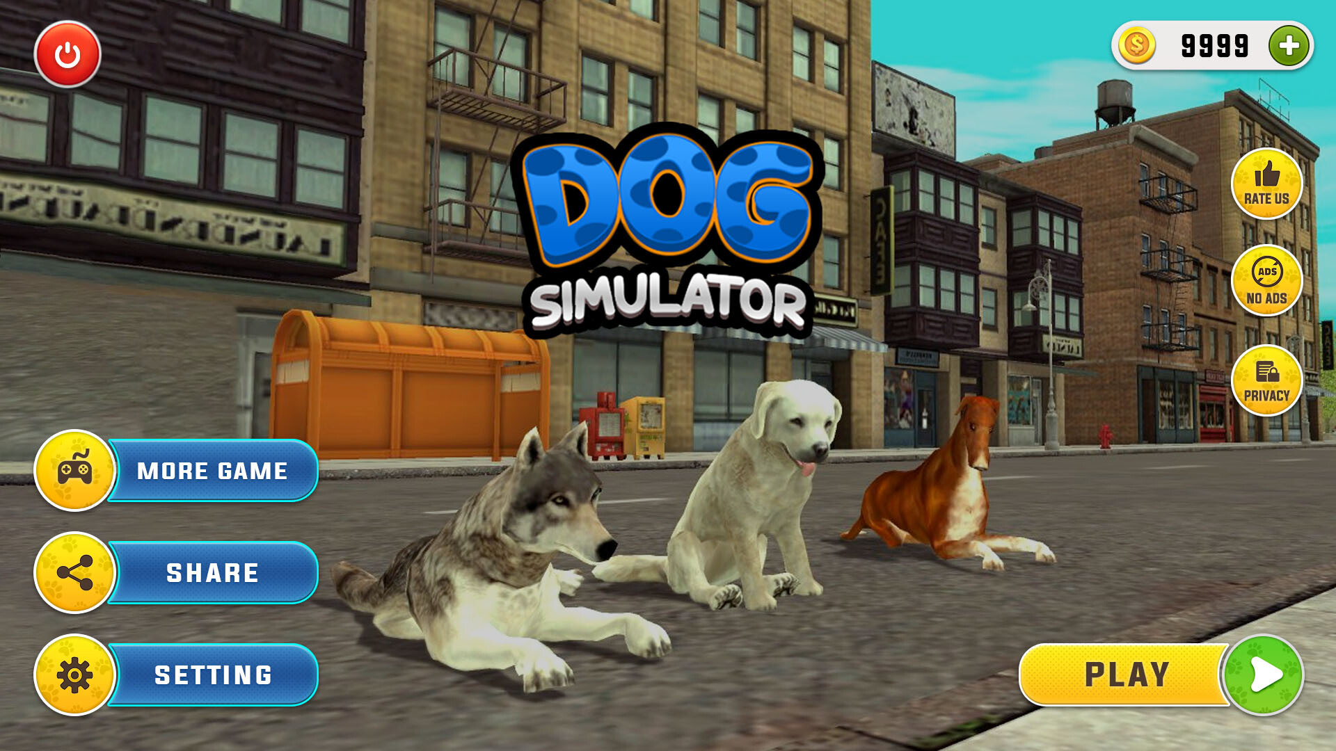 ArtStation - Dog Simulator Game UI