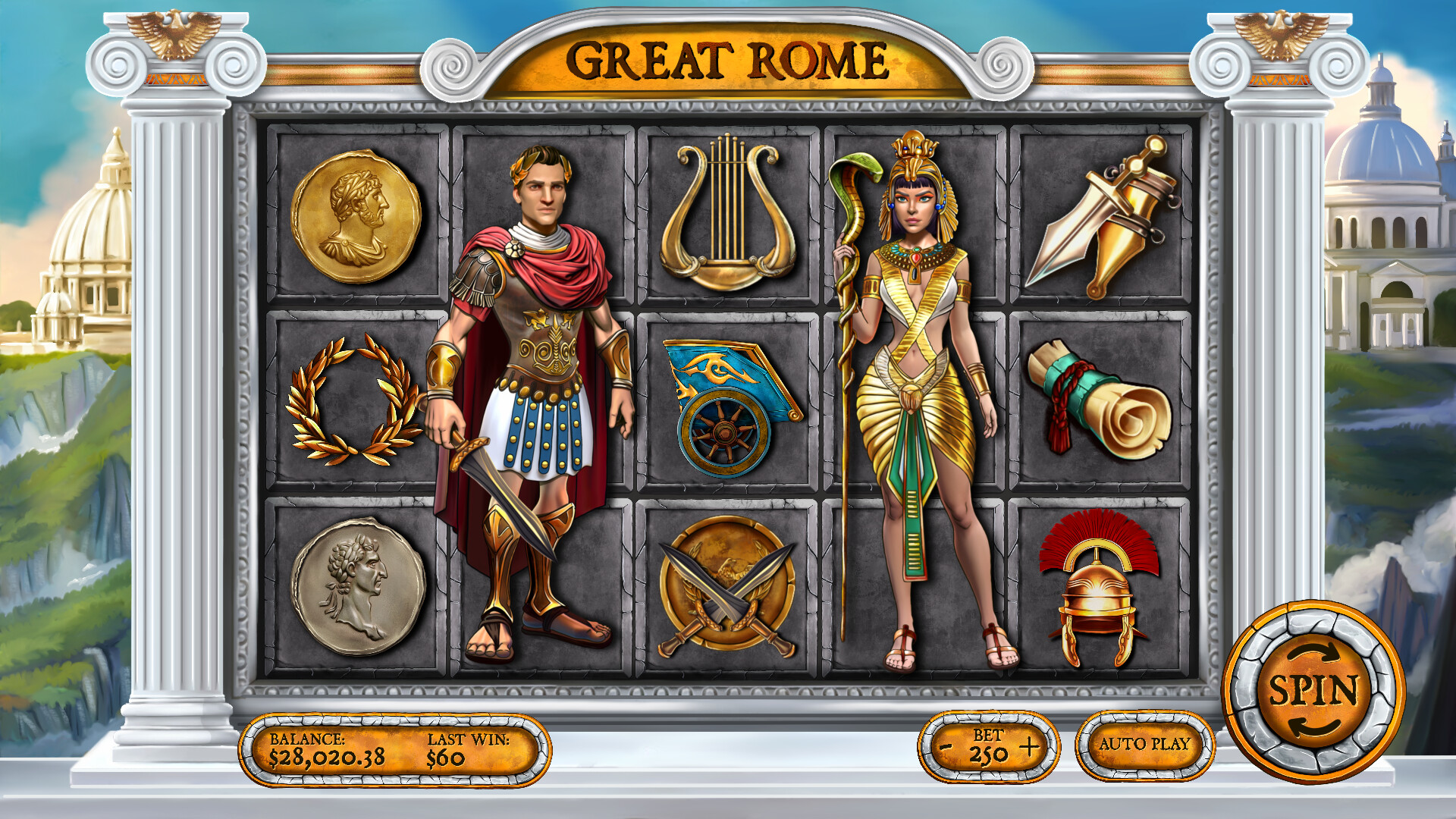 ArtStation - Great Rome Slots Game
