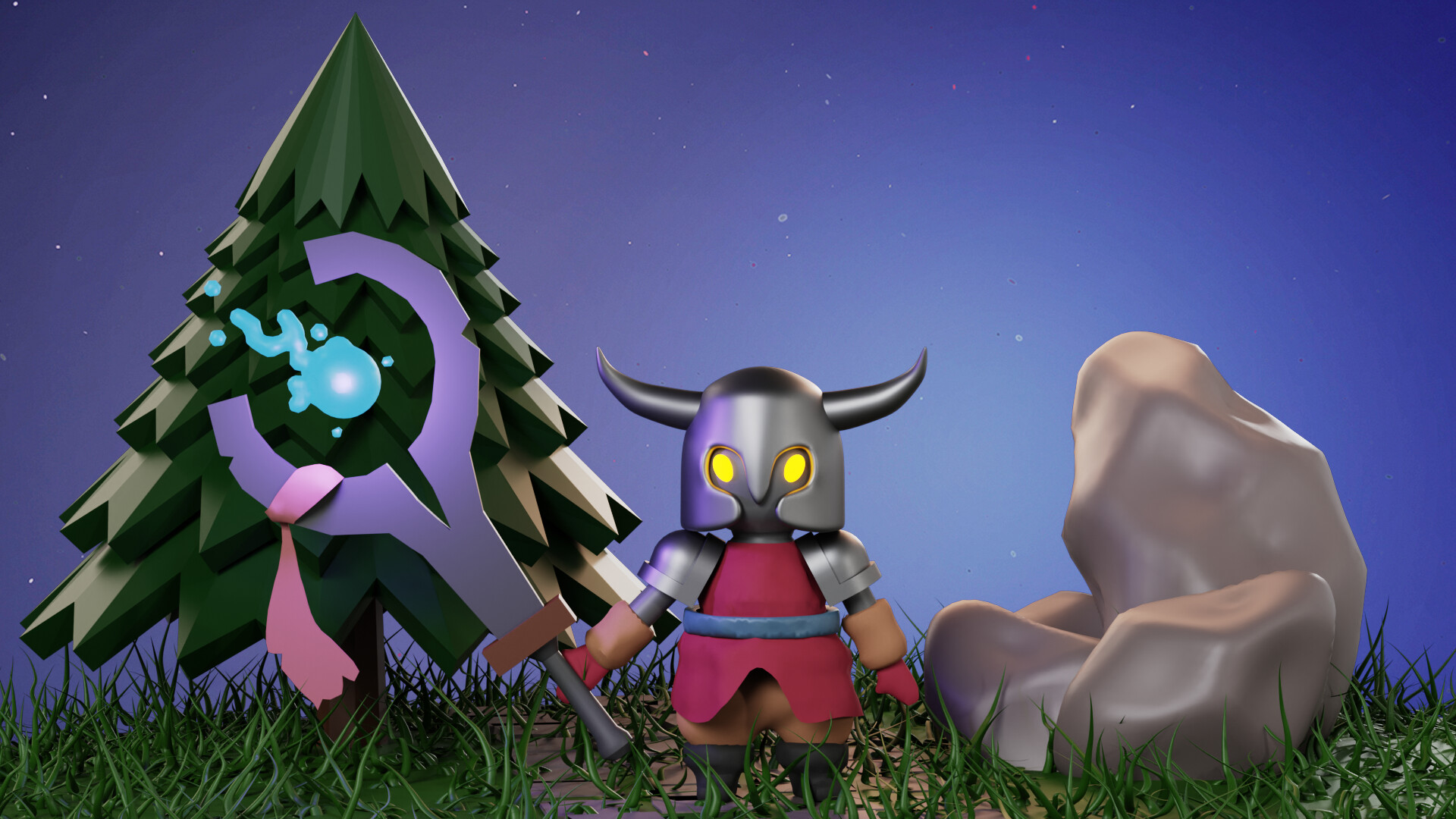 ArtStation - Magic Chibi Knight