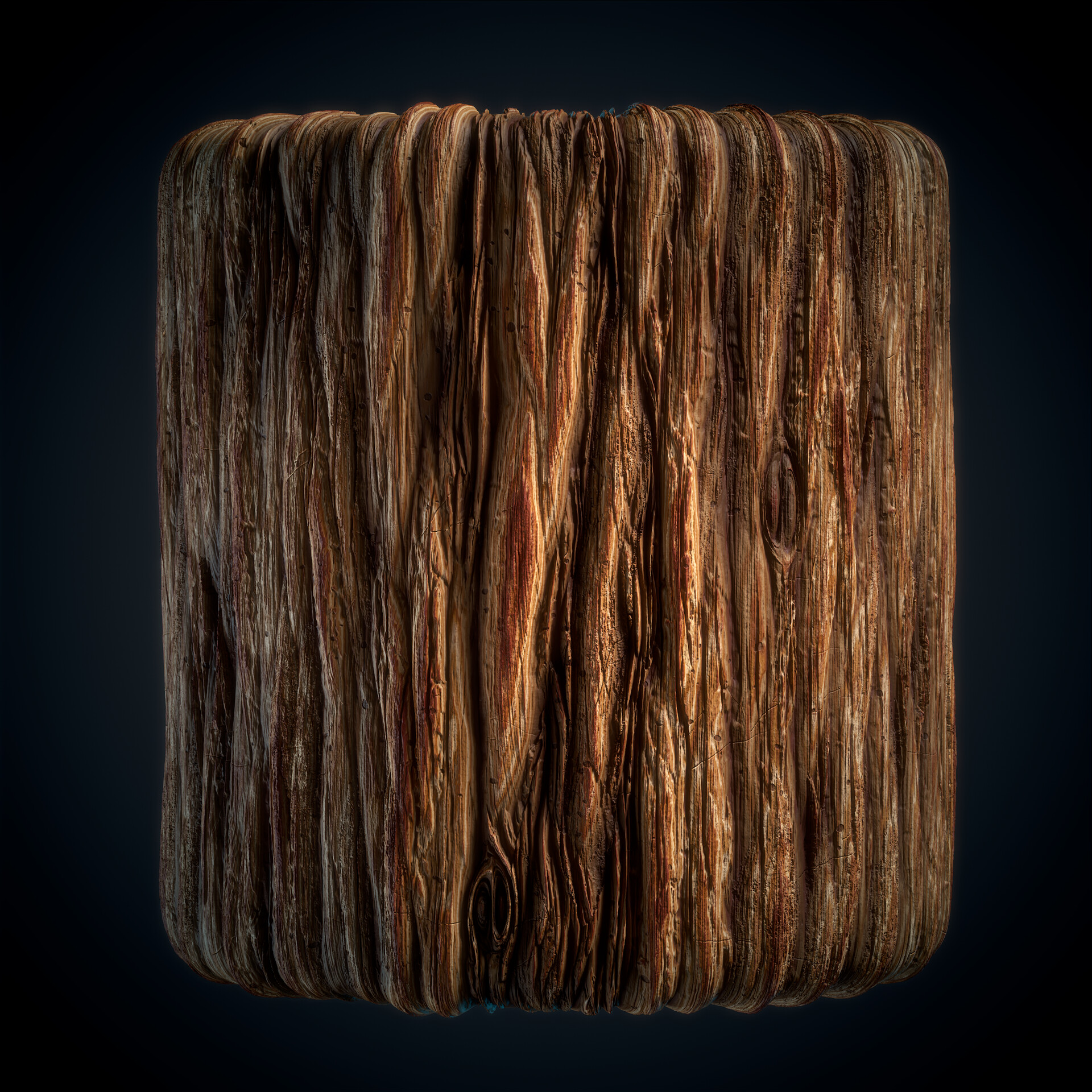 ArtStation - wood bark material - VOL 01 - Maps & SBS & SBsar