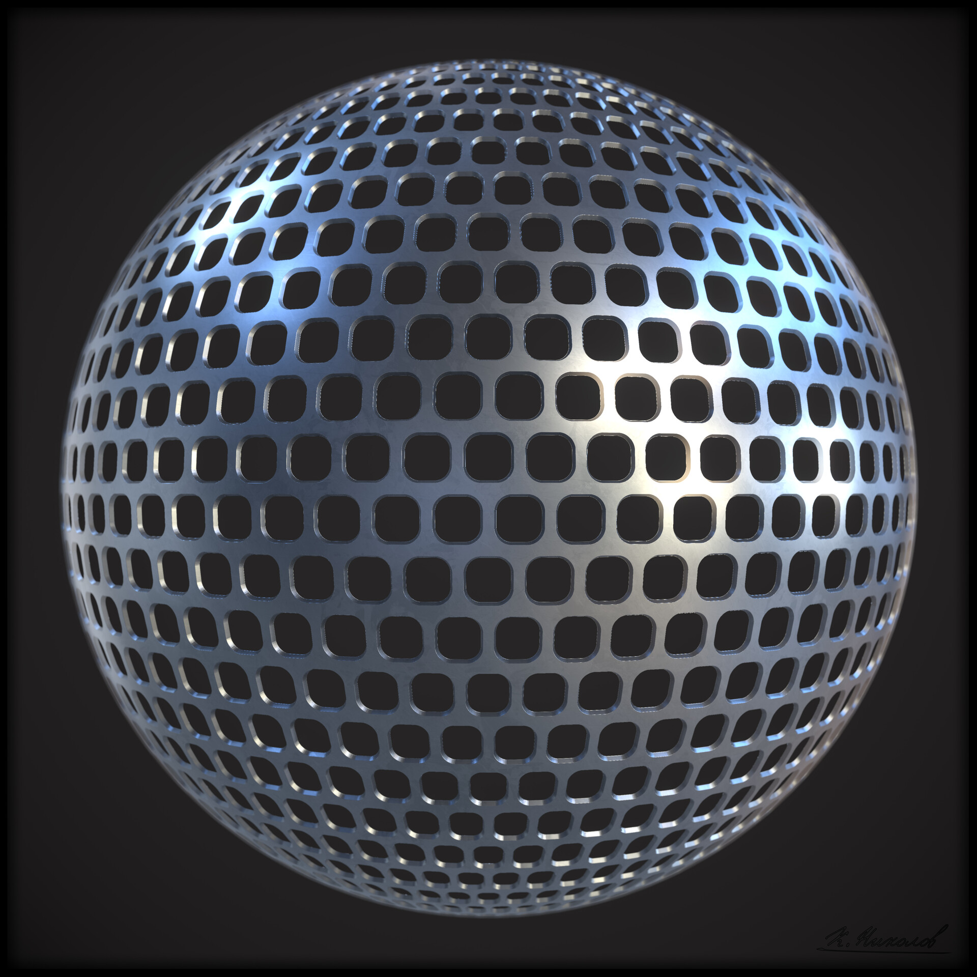 Kamen Nikolov - Perforated metal textures set 1