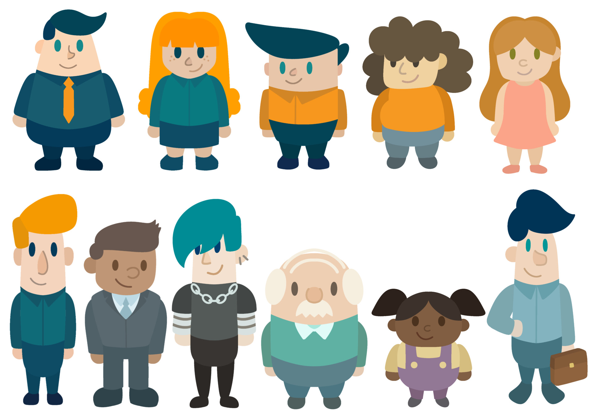 ArtStation - Corporate character design