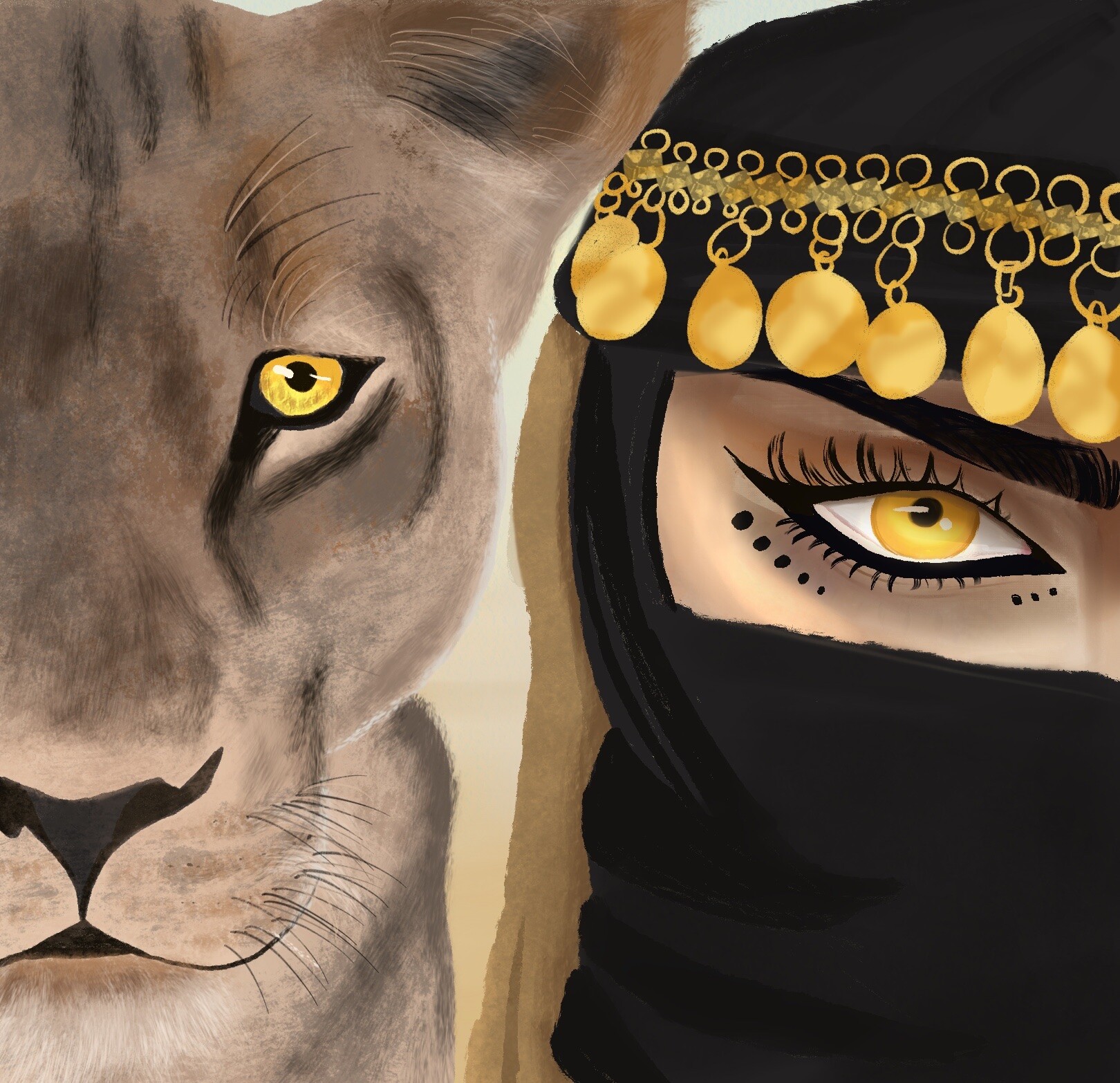 ArtStation - Lion princess 👑